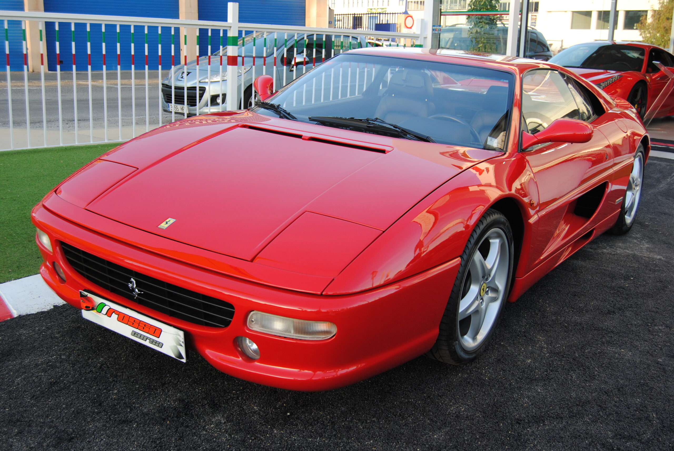 Red Retro Ferrari 355 Berlinetta - Rosso Corsa