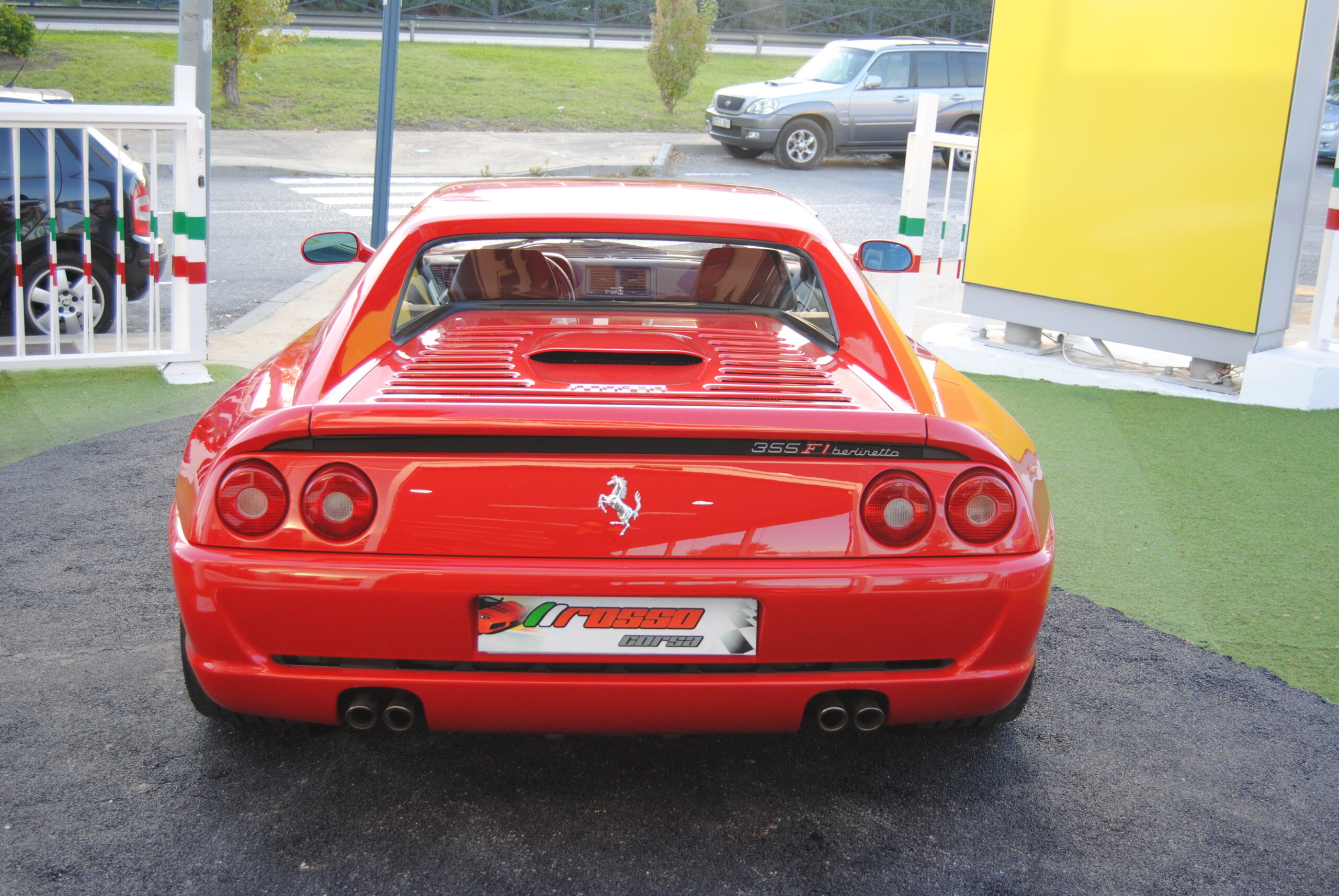 Red Retro Ferrari 355 Berlinetta - Rosso Corsa