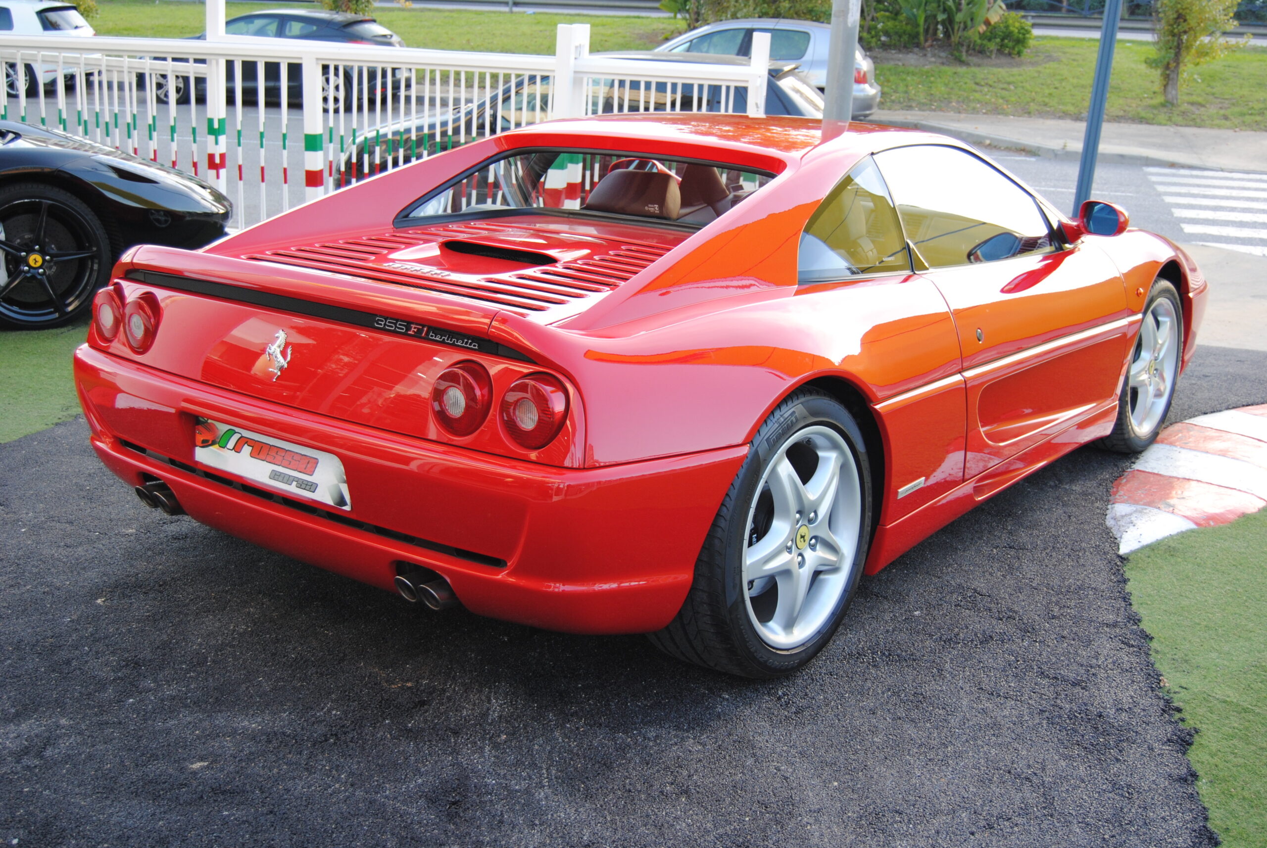 Red Retro Ferrari 355 Berlinetta - Rosso Corsa