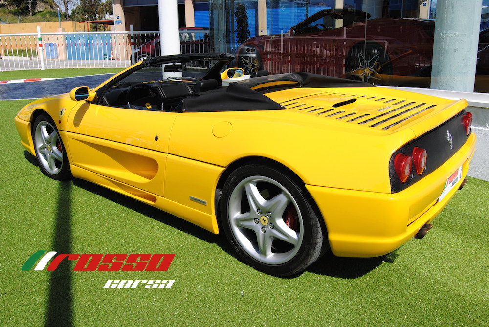 Giallo Modena Ferrari F355 Spider - Rosso Corsa