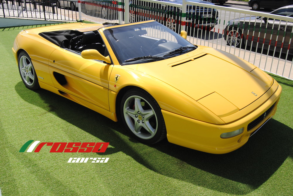 Giallo Modena Ferrari F355 Spider - Rosso Corsa