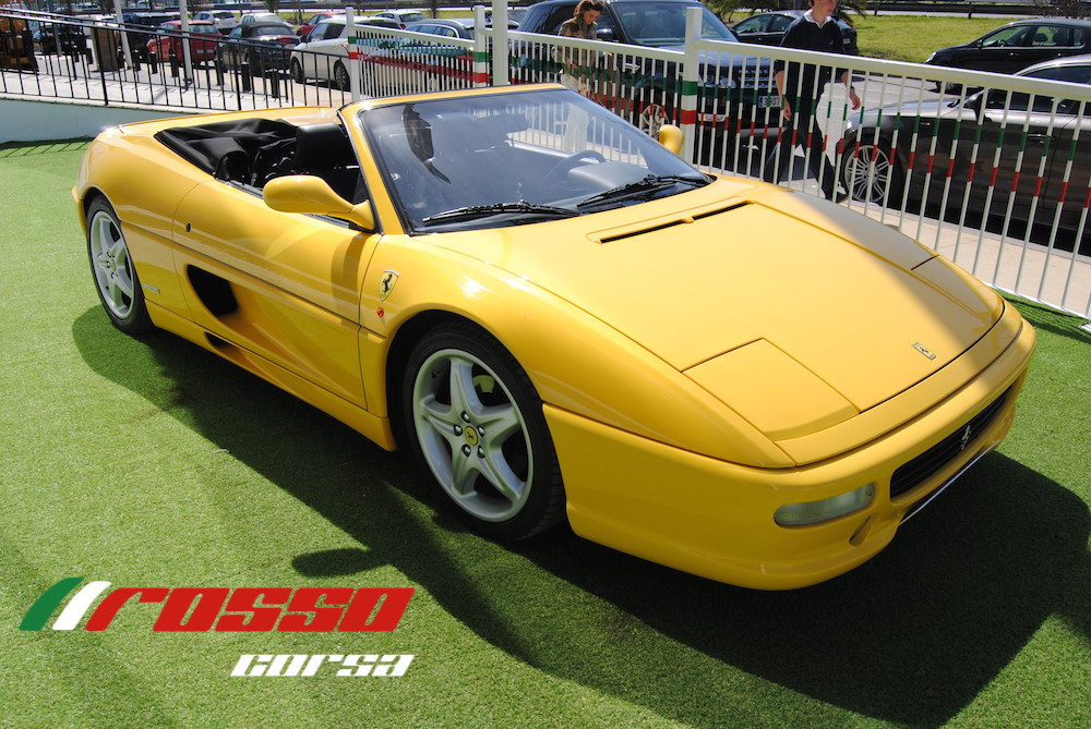 Giallo Modena Ferrari F355 Spider - Rosso Corsa