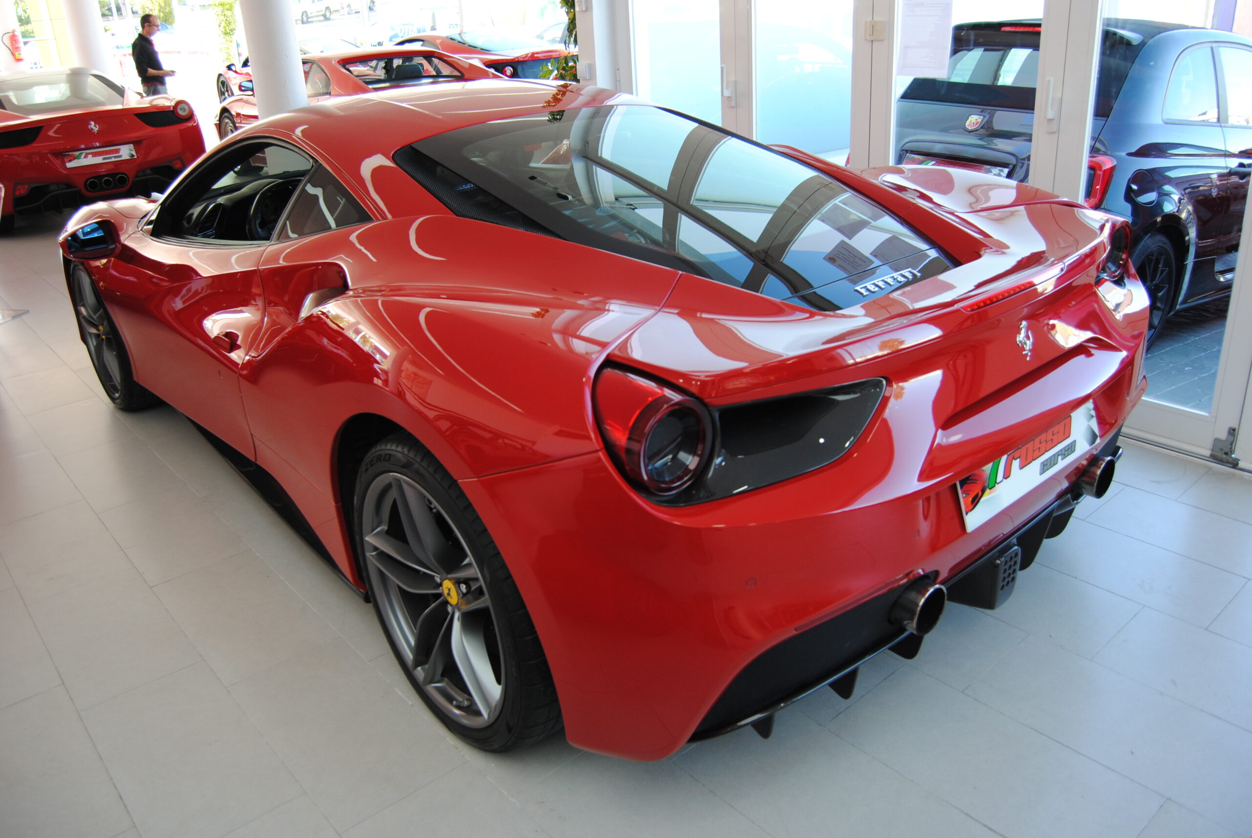 Rosso Di Lancio exterior Ferrari 488 GTB | Rosso Corsa