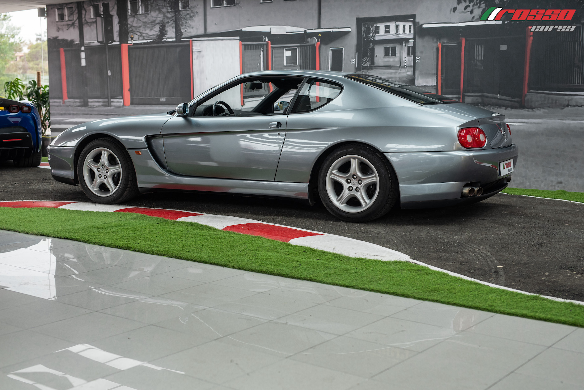 Classic silver grey Ferrari 456 FM GTA for sale