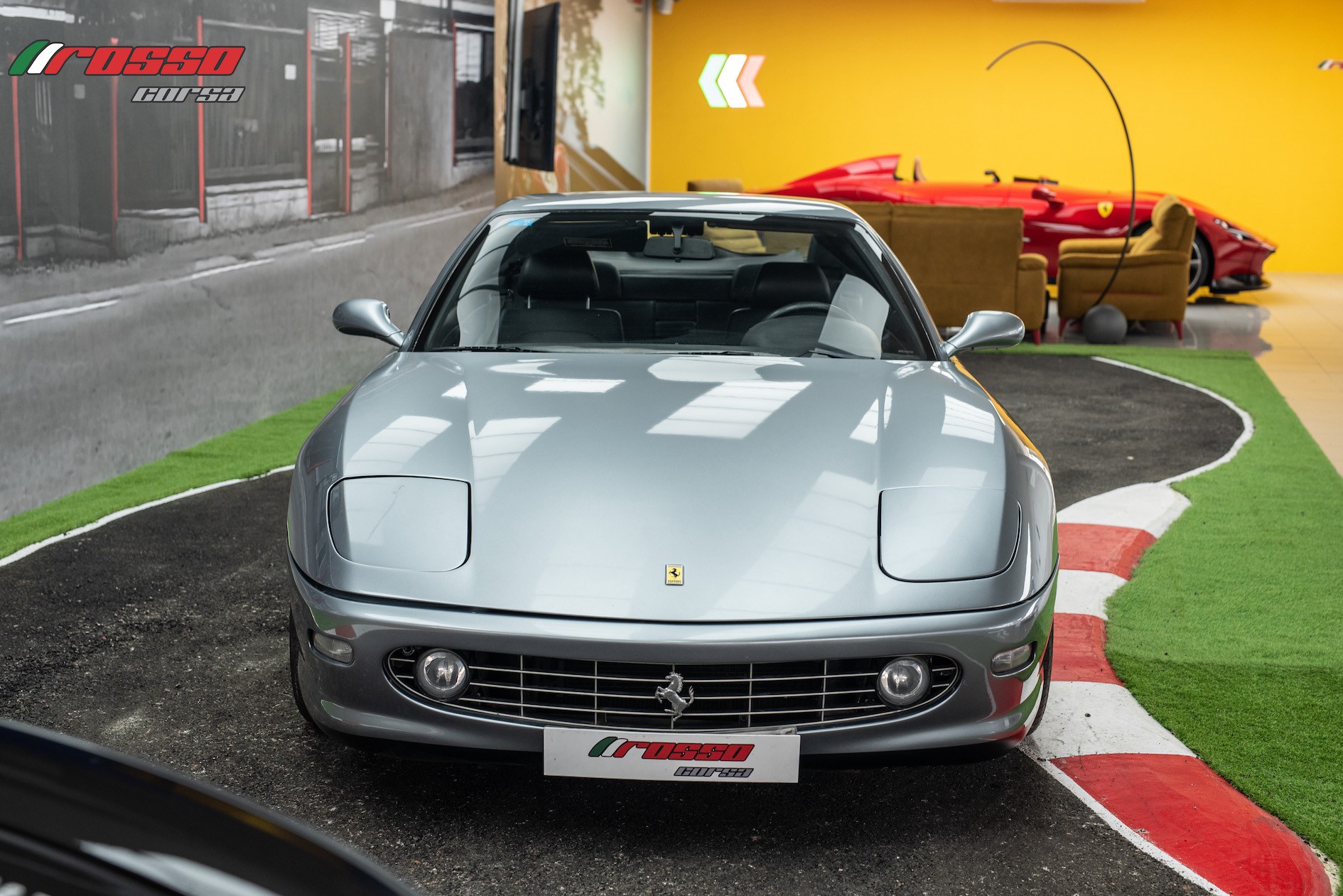 Classic silver grey Ferrari 456 FM GTA for sale