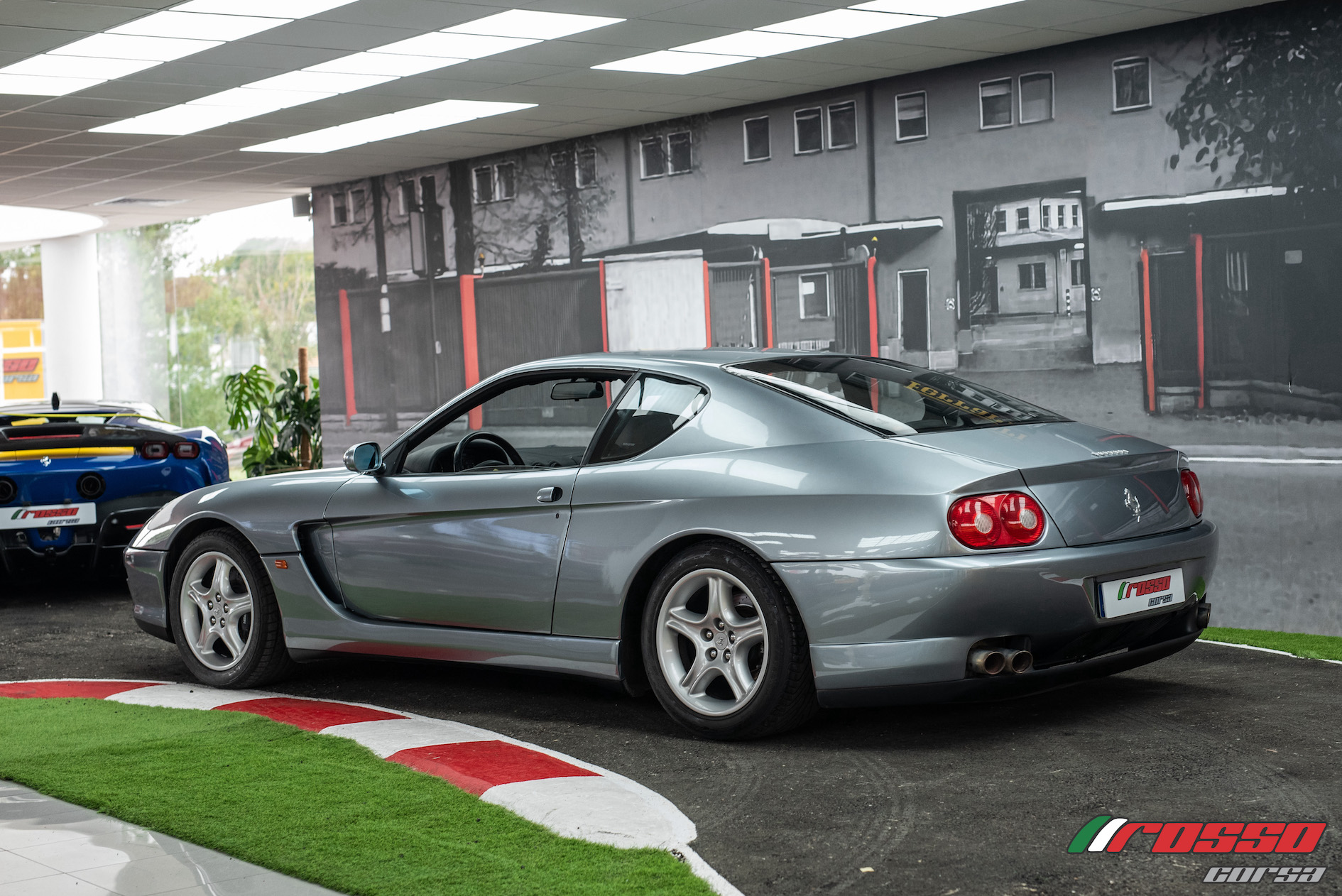Classic silver grey Ferrari 456 FM GTA for sale
