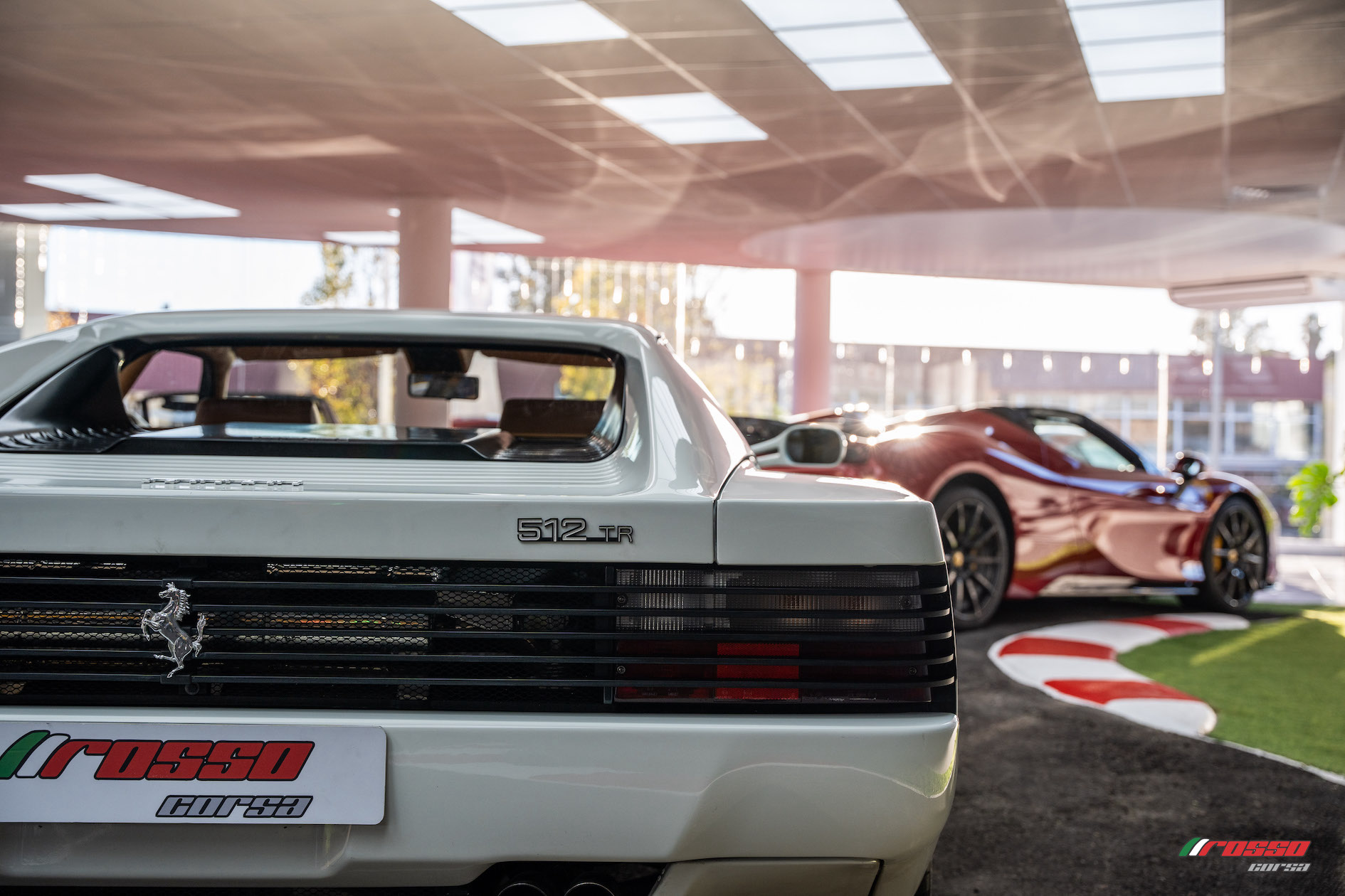 Iconic white Ferrari 512 TR Coupe now for sale