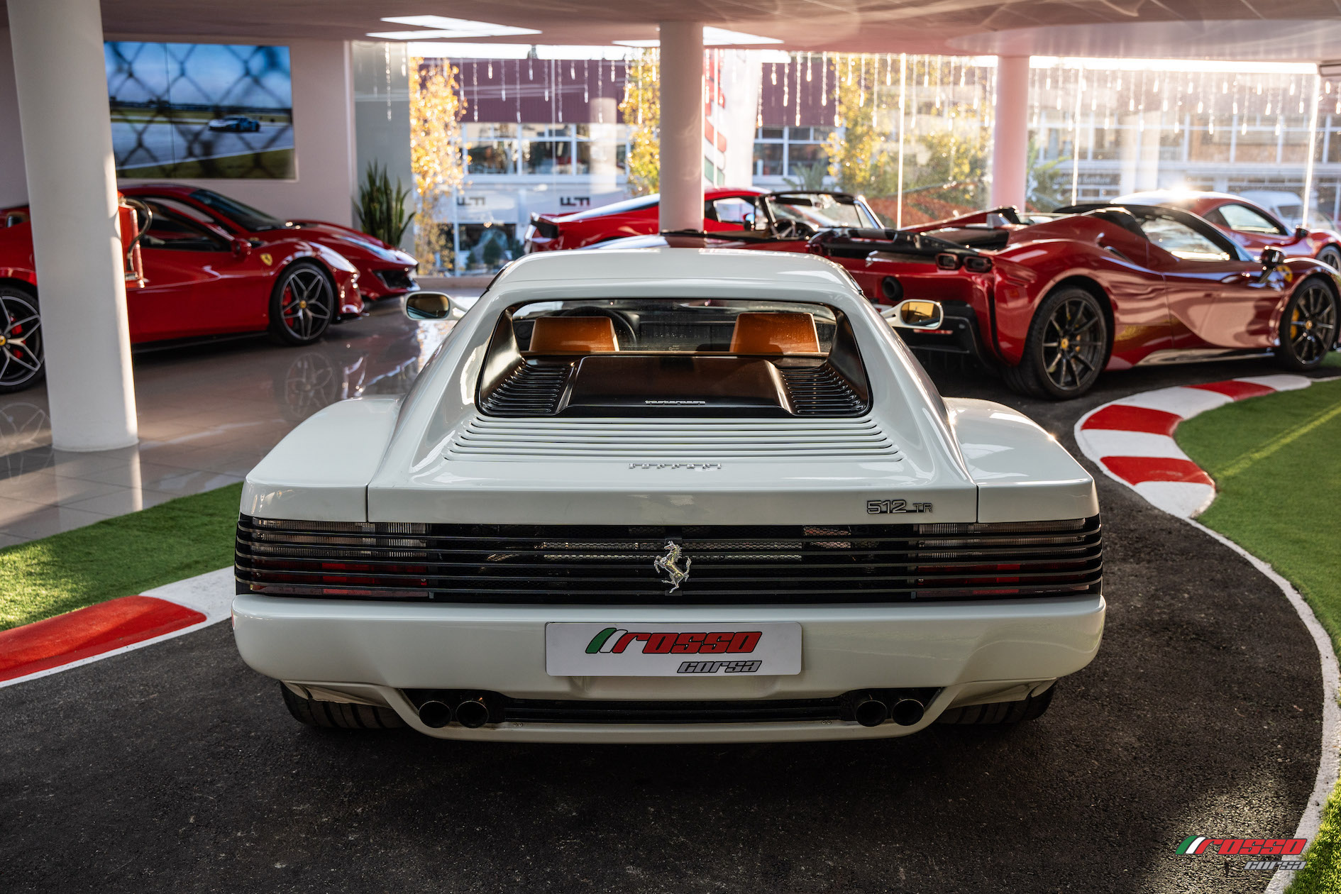 Iconic white Ferrari 512 TR Coupe now for sale