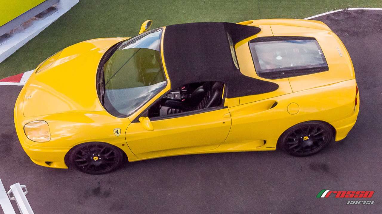 Giallo Modena Ferrari 360 Spider F1 - Rosso Corsa