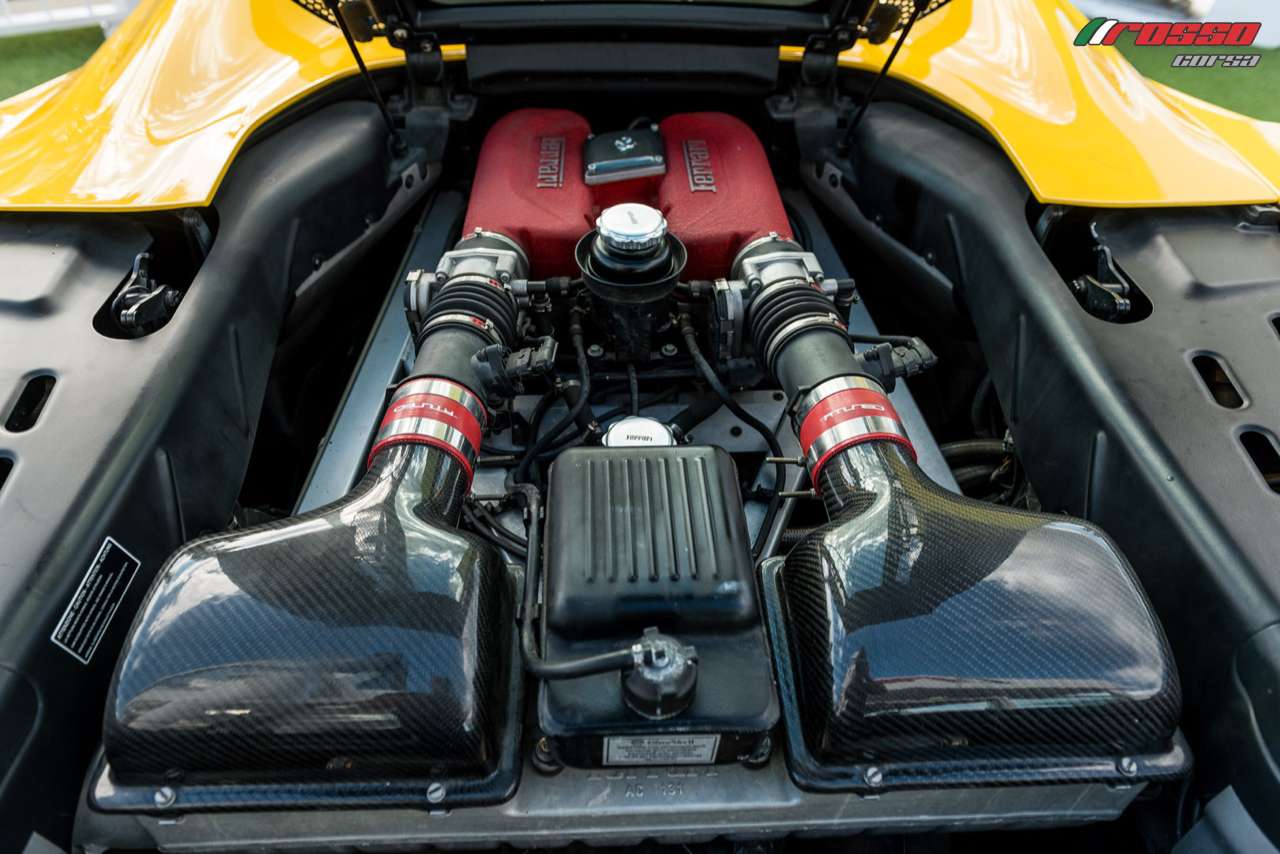 Giallo Modena Ferrari 360 Spider F1 - Rosso Corsa