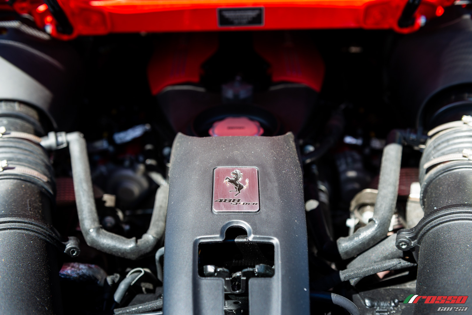 Ferrari 488 Spider a vehicle full of power | Rosso Corsa