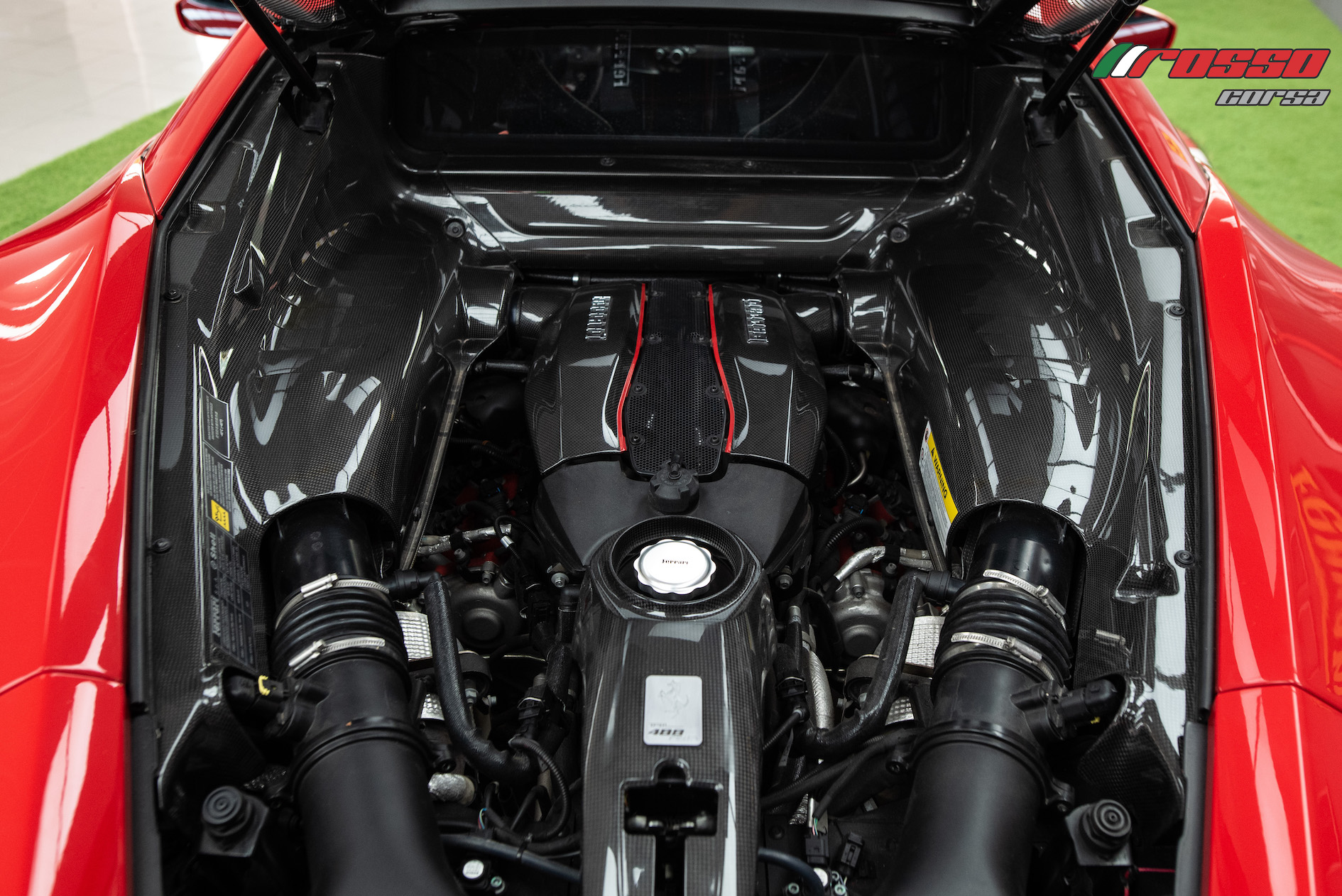 Jaw-dropping Ferrari 488 Pista at Rosso Corsa