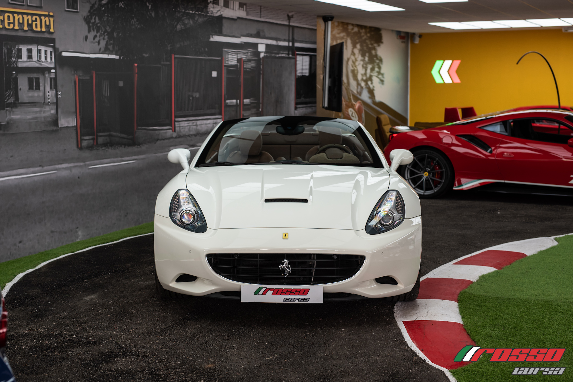 Classic white Ferrari California for sale