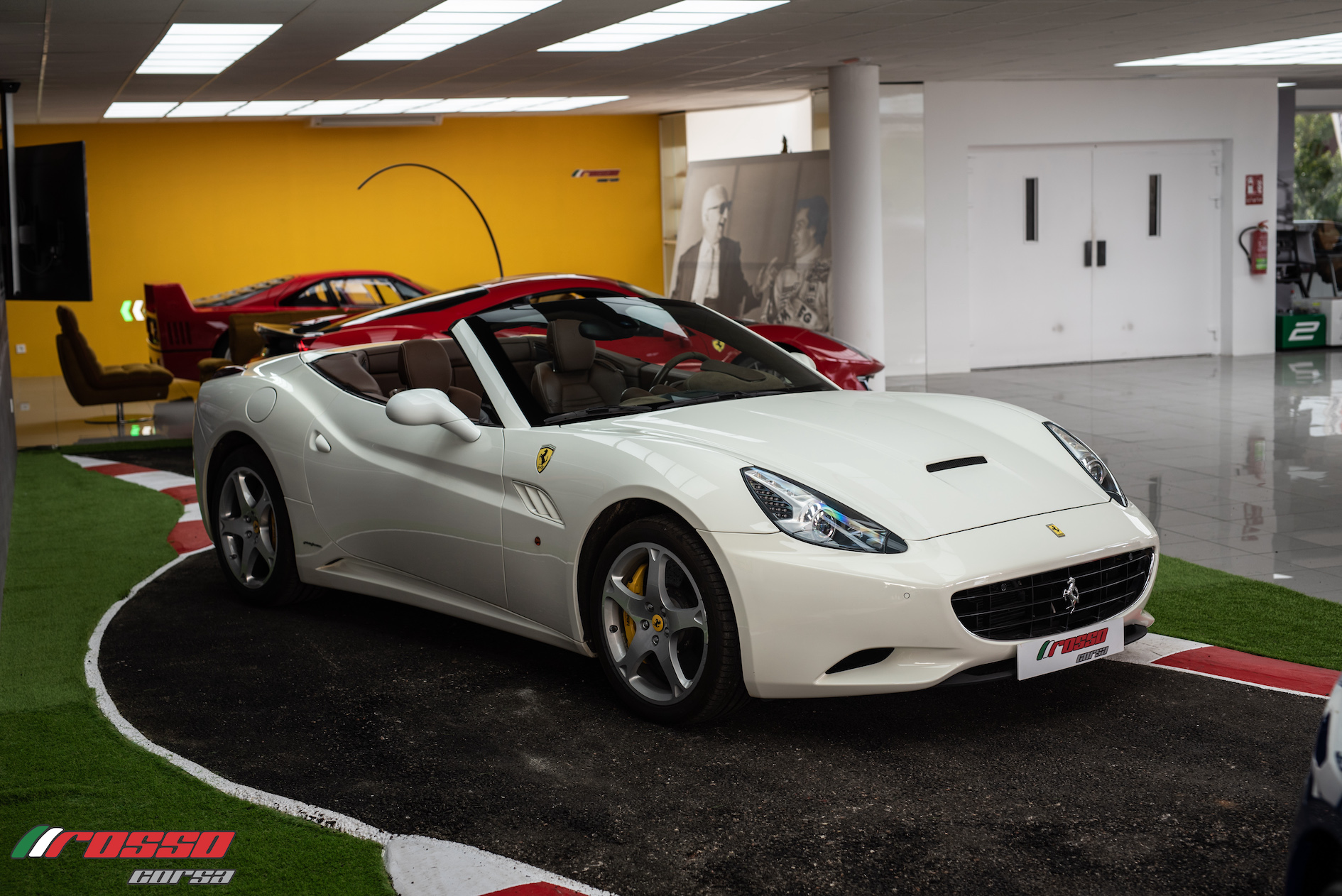 Classic white Ferrari California for sale