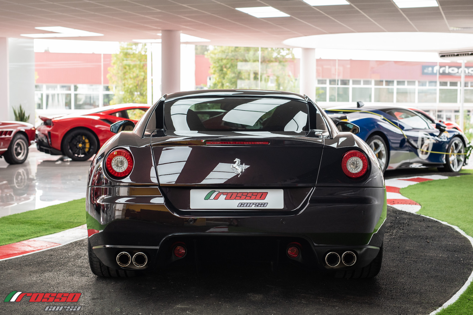 Rosso Corsa - Rosso Bruno Ferrari 599 GTB HGTE