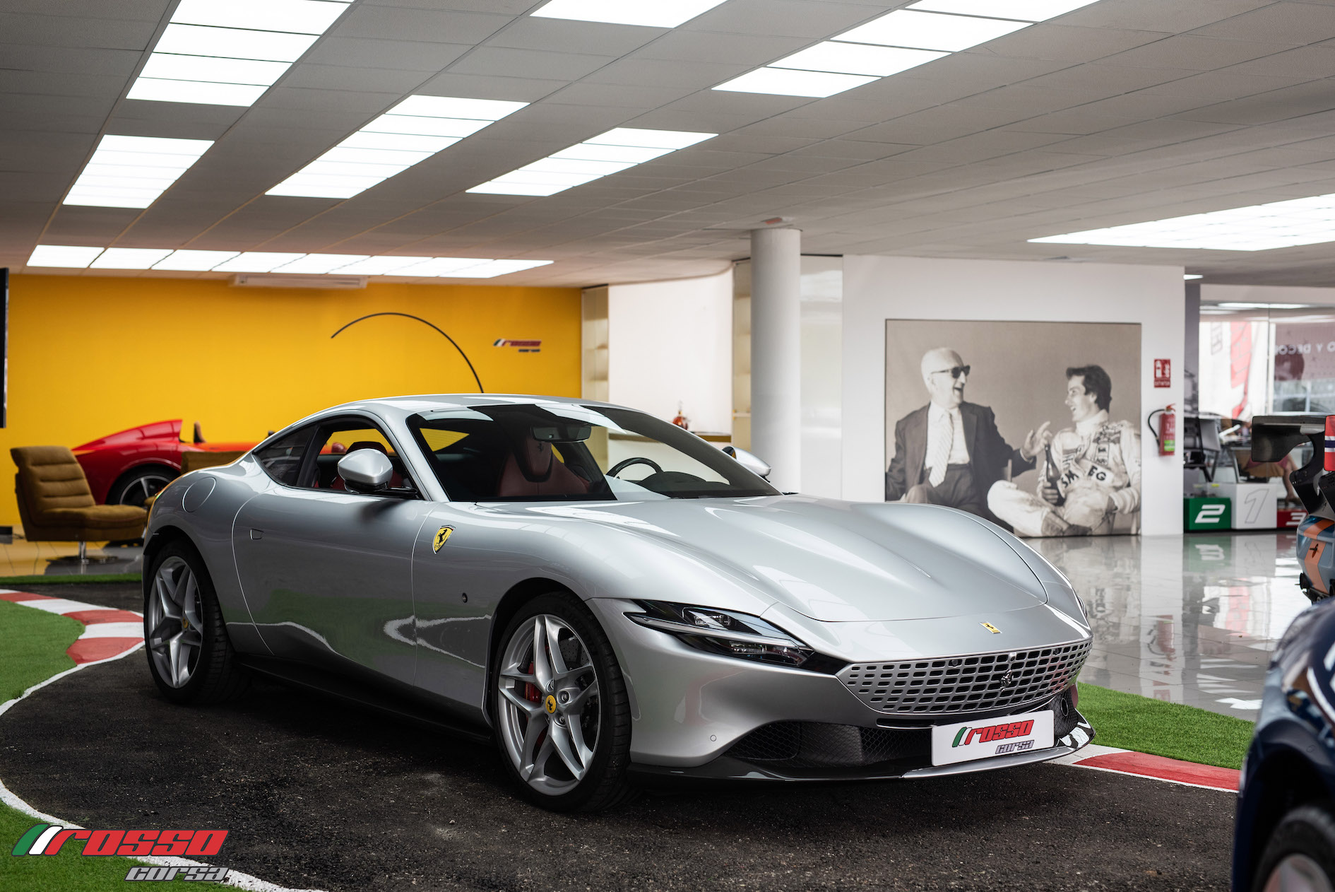 Amazing Argento colored Ferrari Roma now for sale