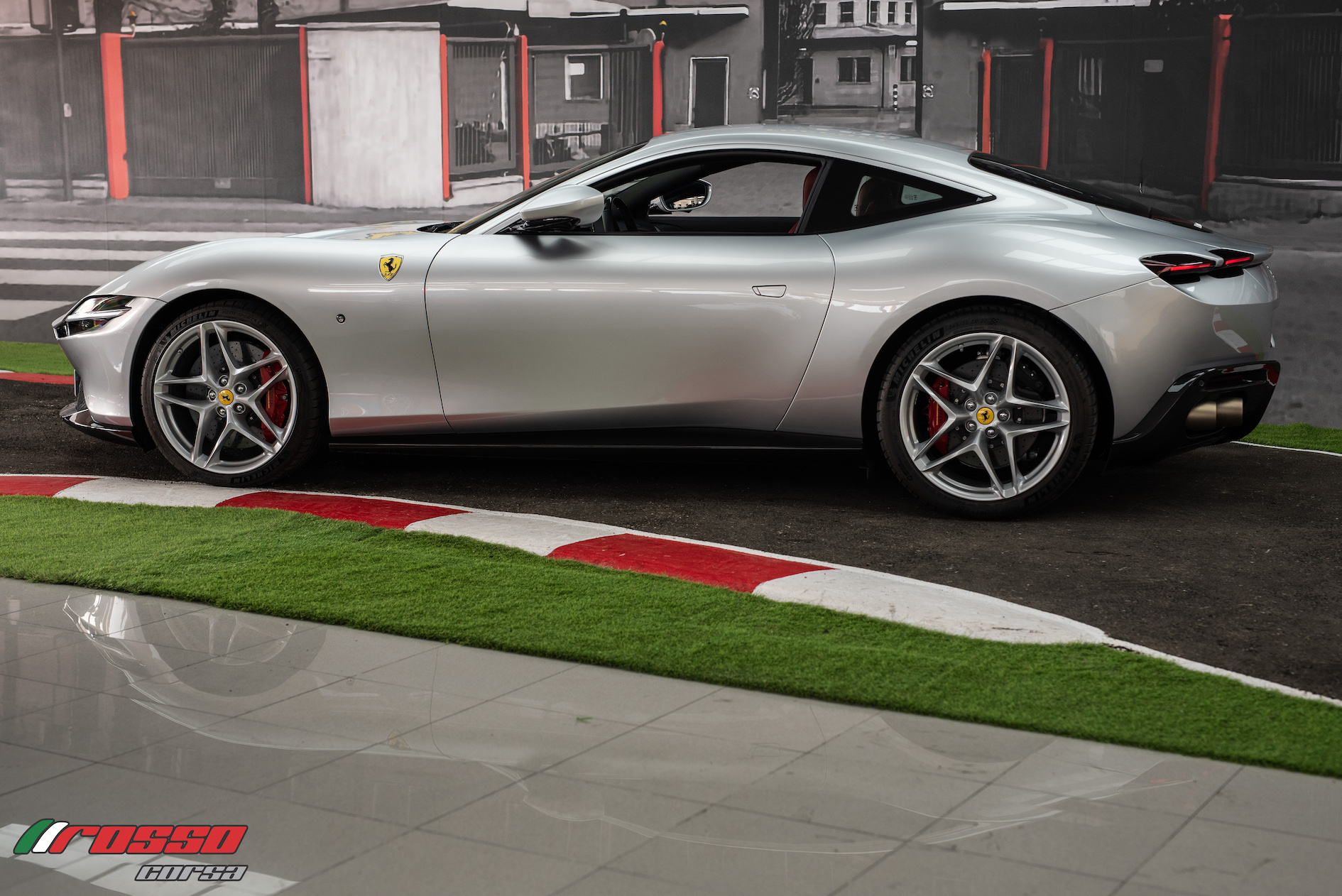 Amazing Argento colored Ferrari Roma now for sale