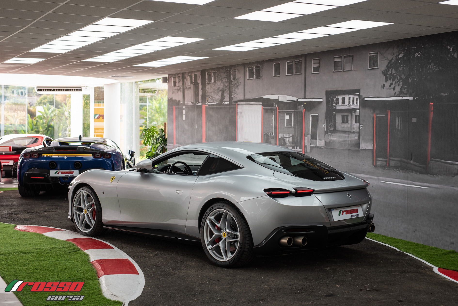 Amazing Argento colored Ferrari Roma now for sale