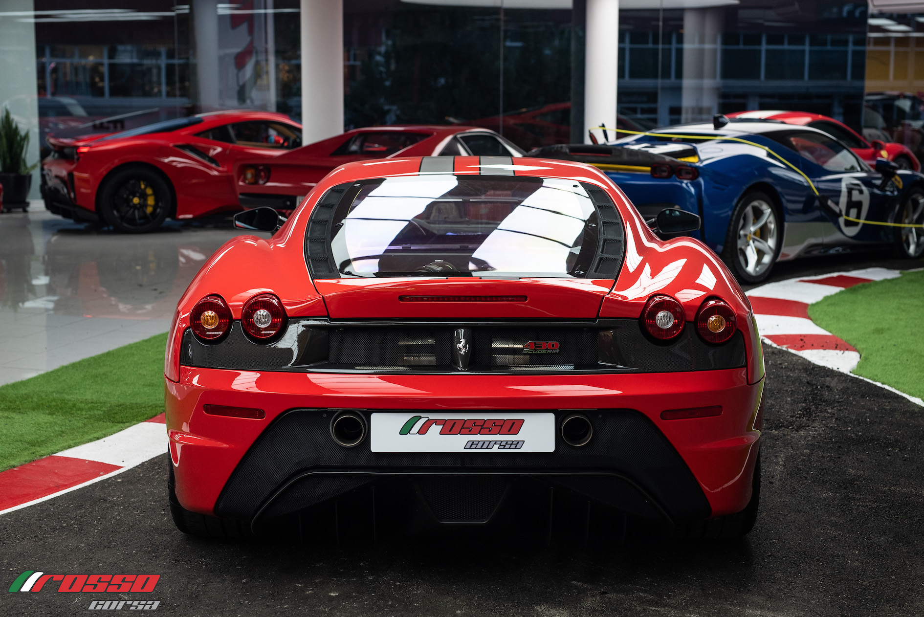 Spectacular red Ferrari F430 Scuderia for sale