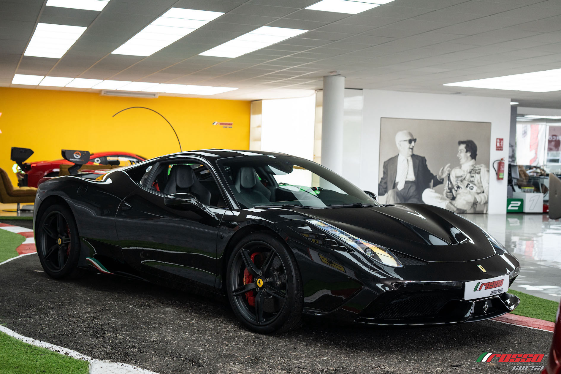 Gorgeous black Ferrari 458 Speciale for sale