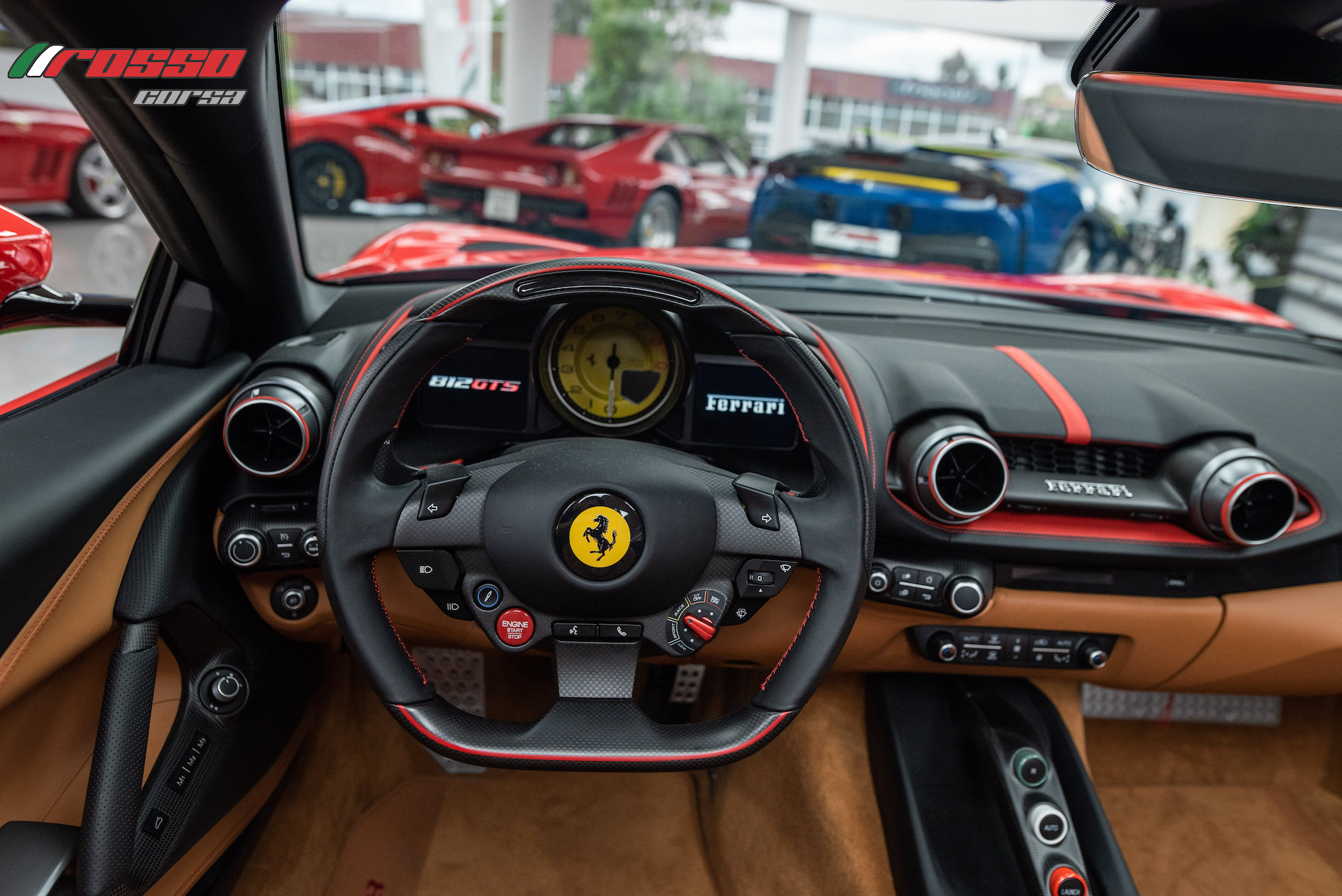 Exceptional red Ferrari 812 GTS for sale