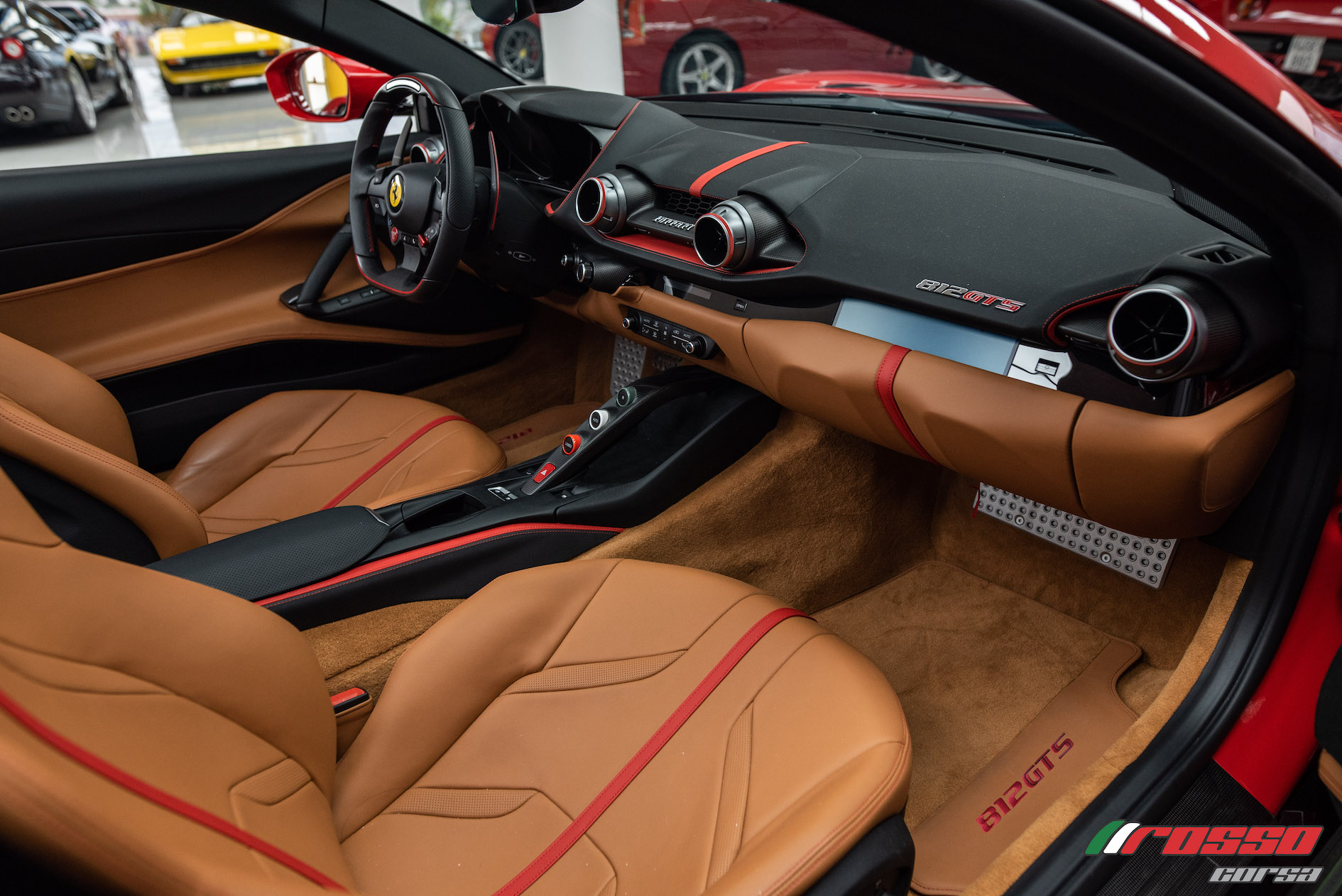 Exceptional red Ferrari 812 GTS for sale