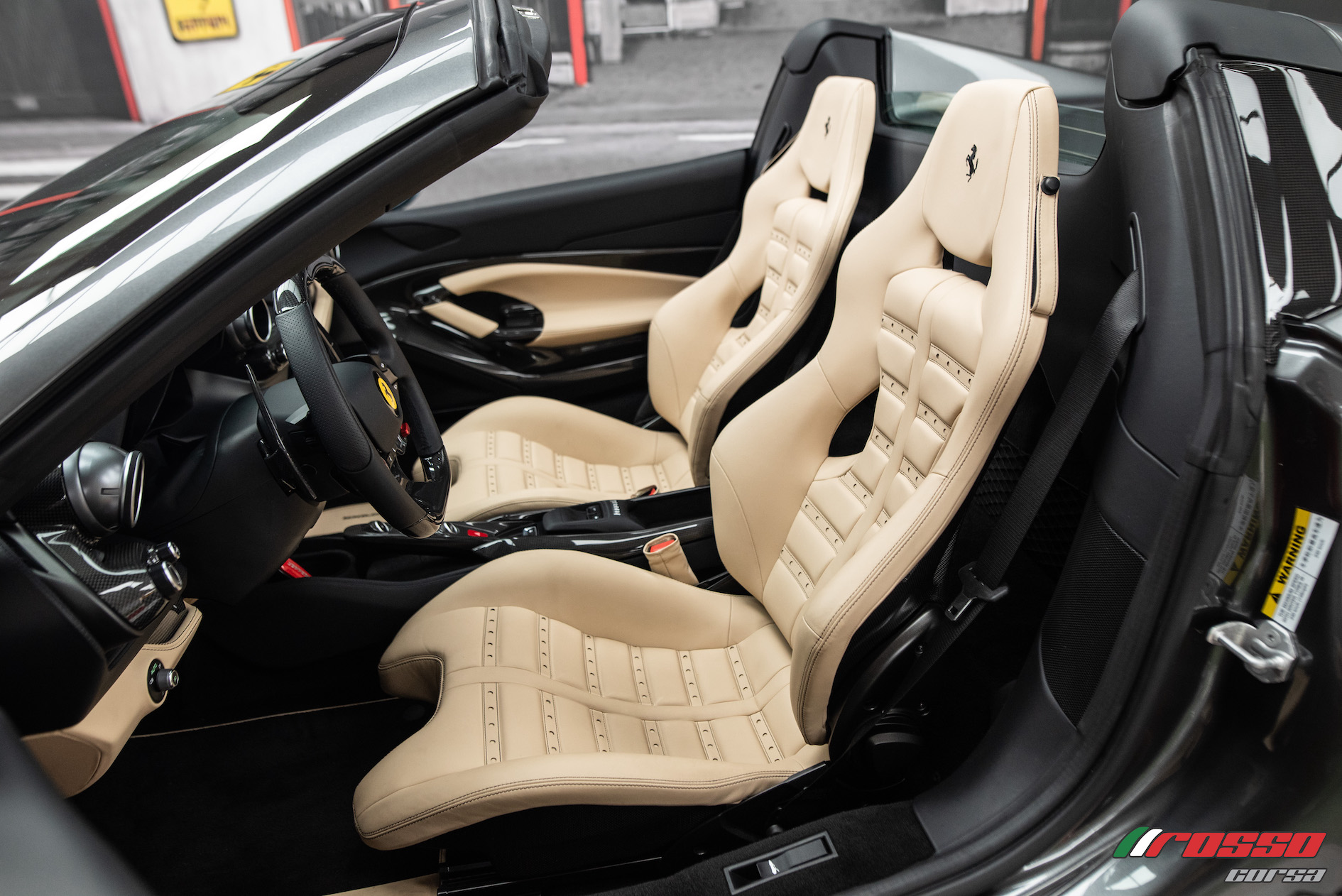 Luxury grey Ferrari F8 Spider now for sale