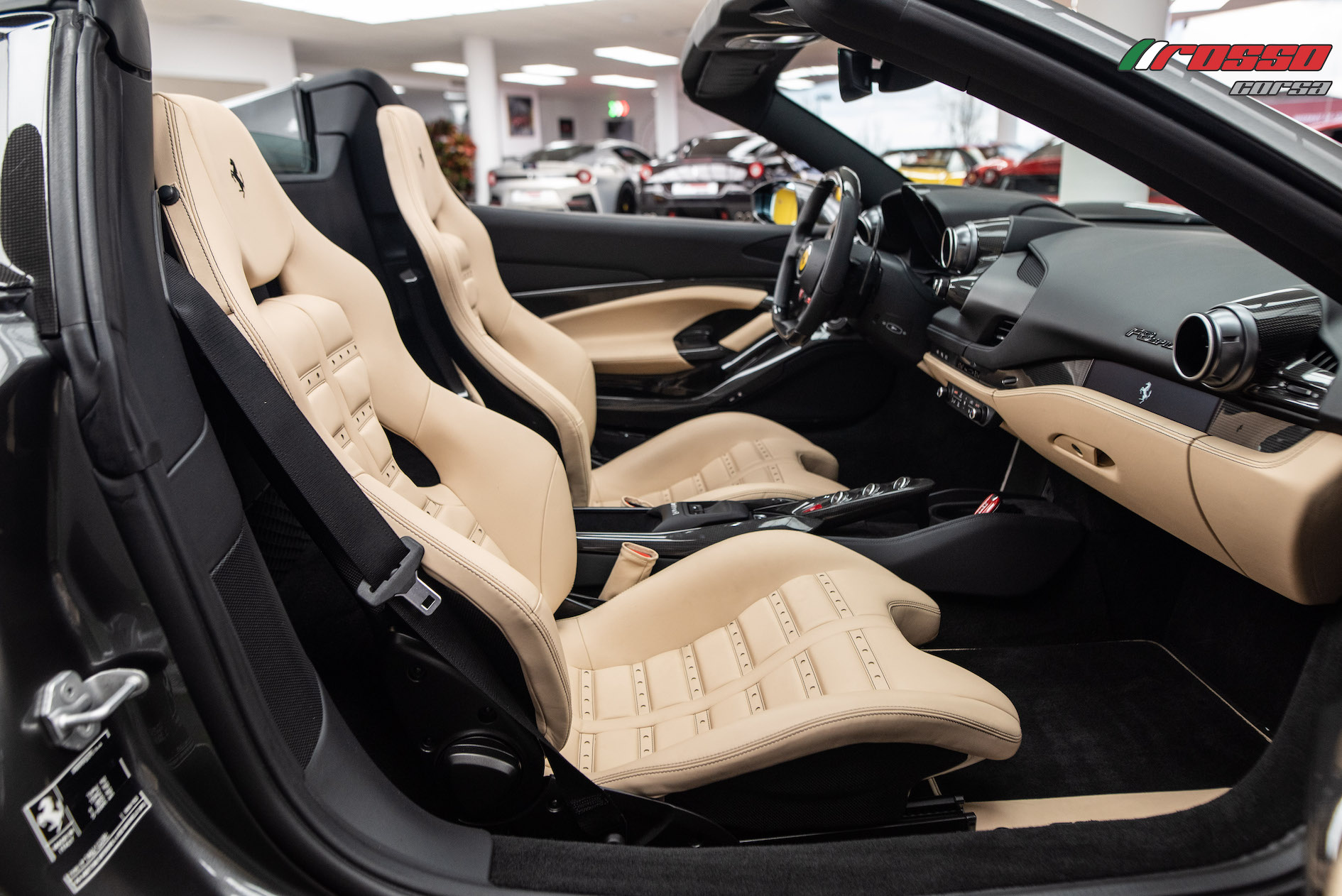 Luxury grey Ferrari F8 Spider now for sale