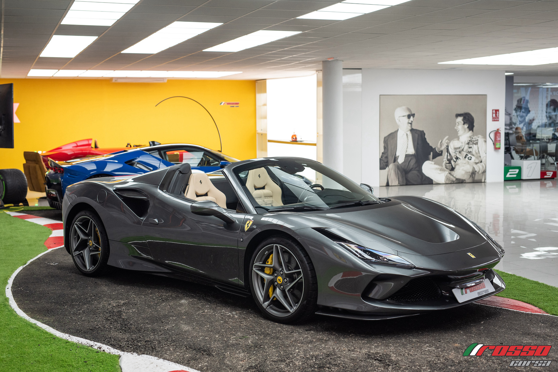 Luxury grey Ferrari F8 Spider now for sale