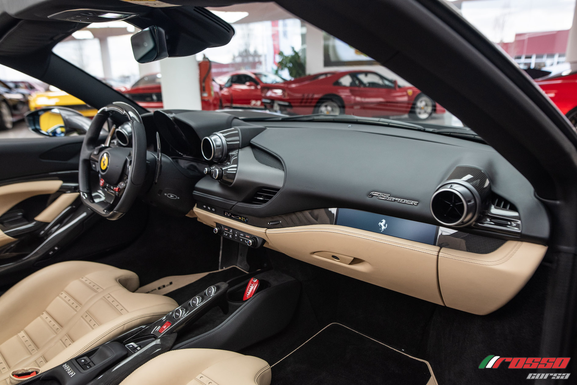 Luxury grey Ferrari F8 Spider now for sale