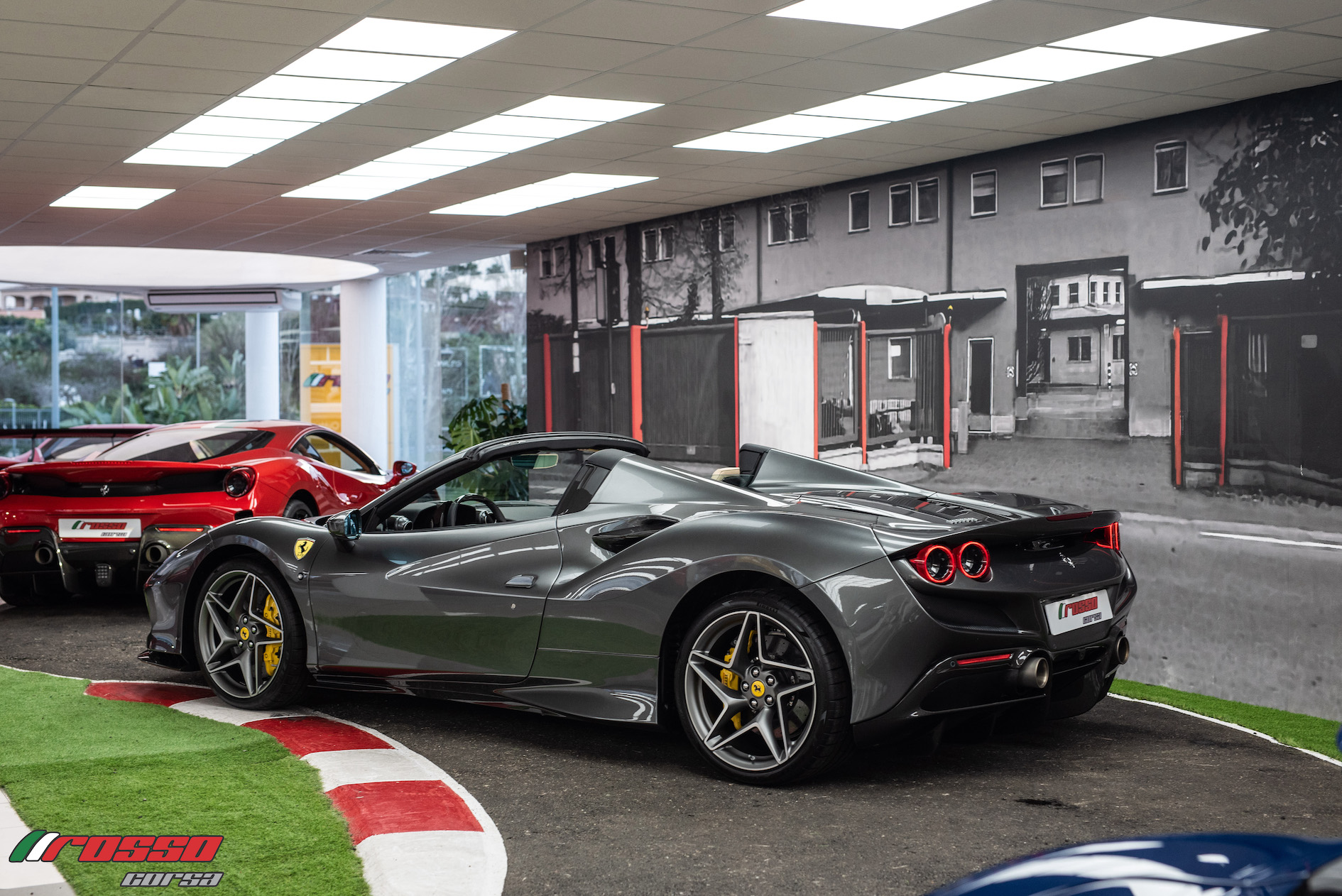 Luxury grey Ferrari F8 Spider now for sale