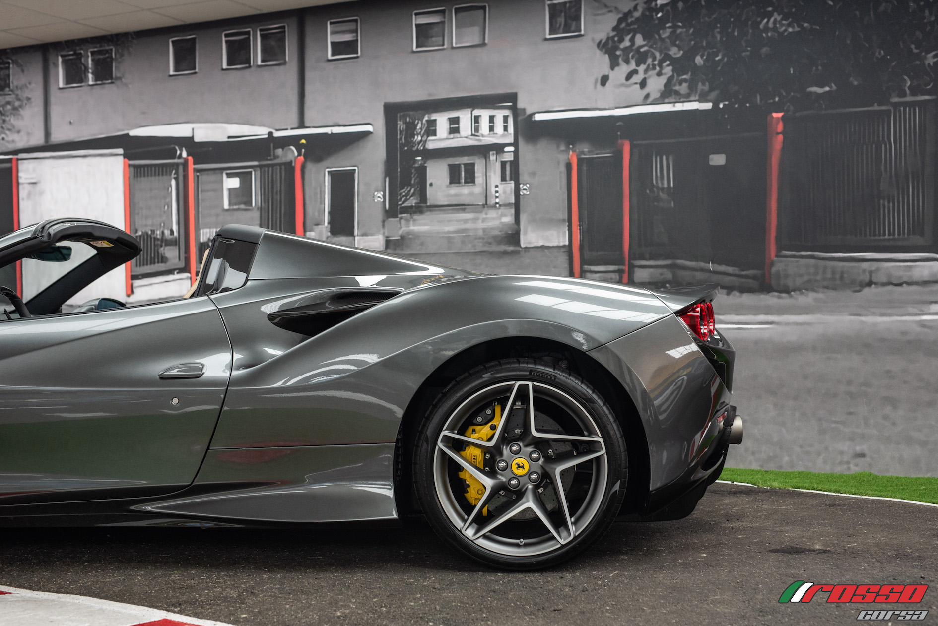 Luxury grey Ferrari F8 Spider now for sale