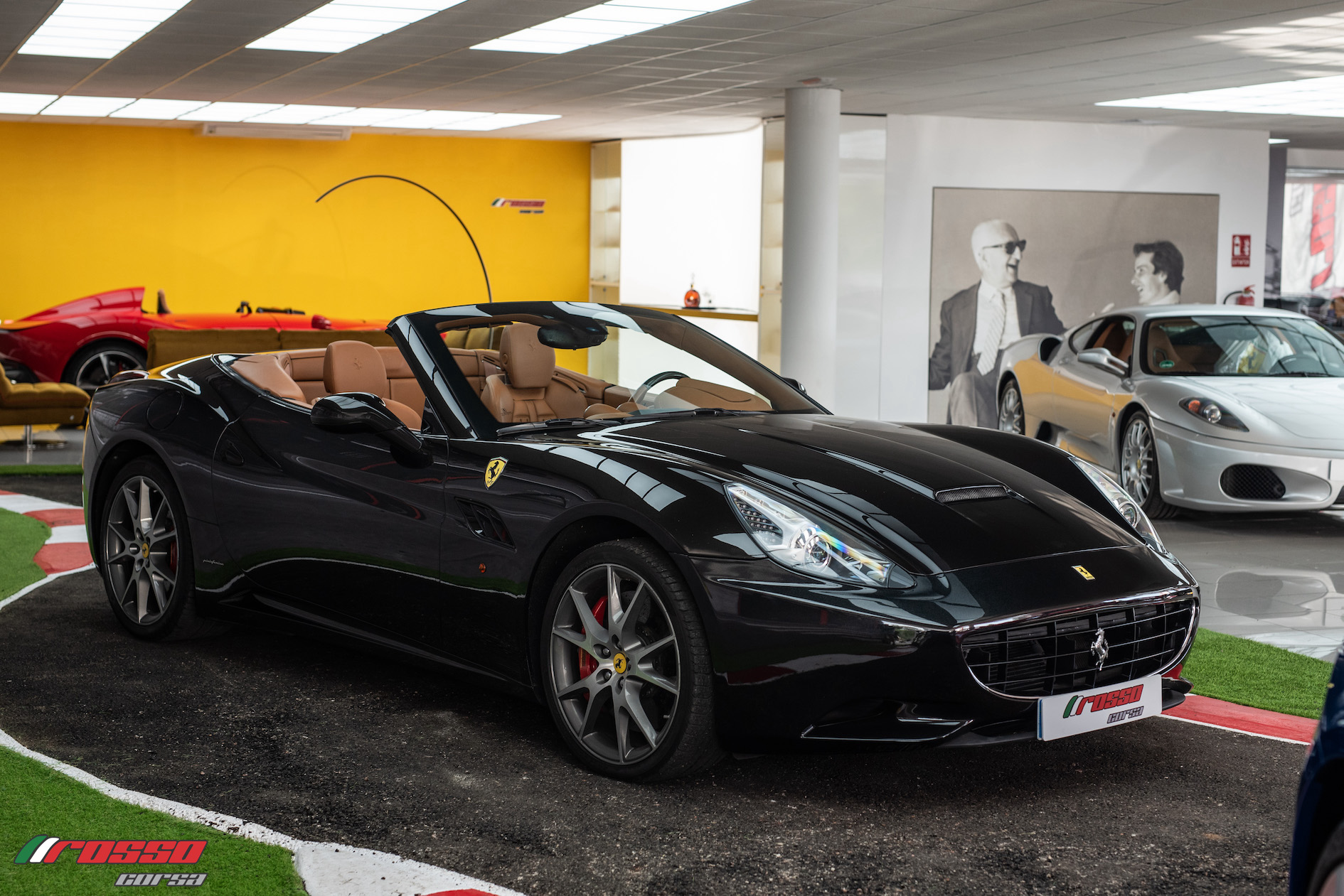 Luxury black Ferrari California Cabrio for sale