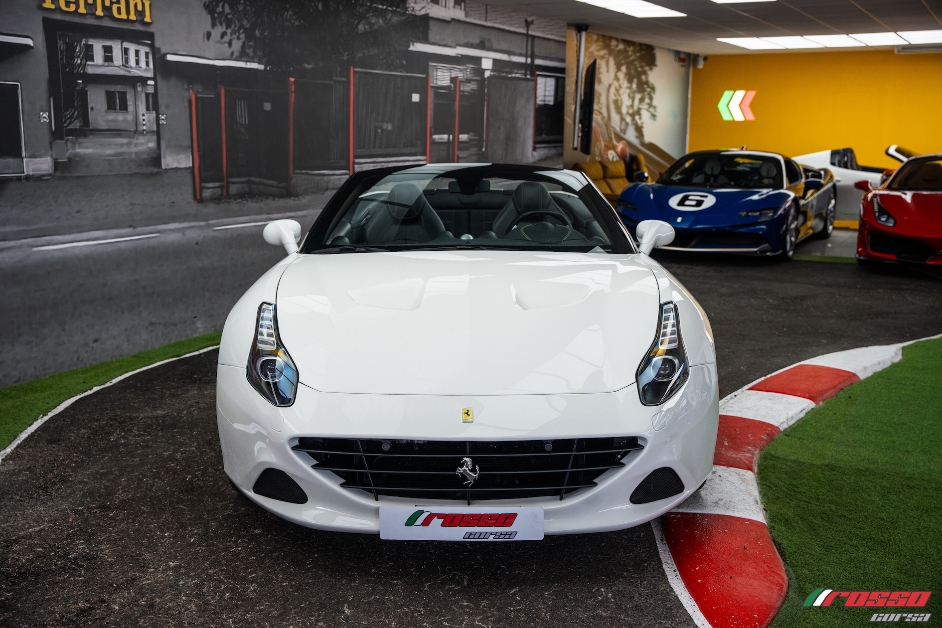 Classic white Ferrari California for sale