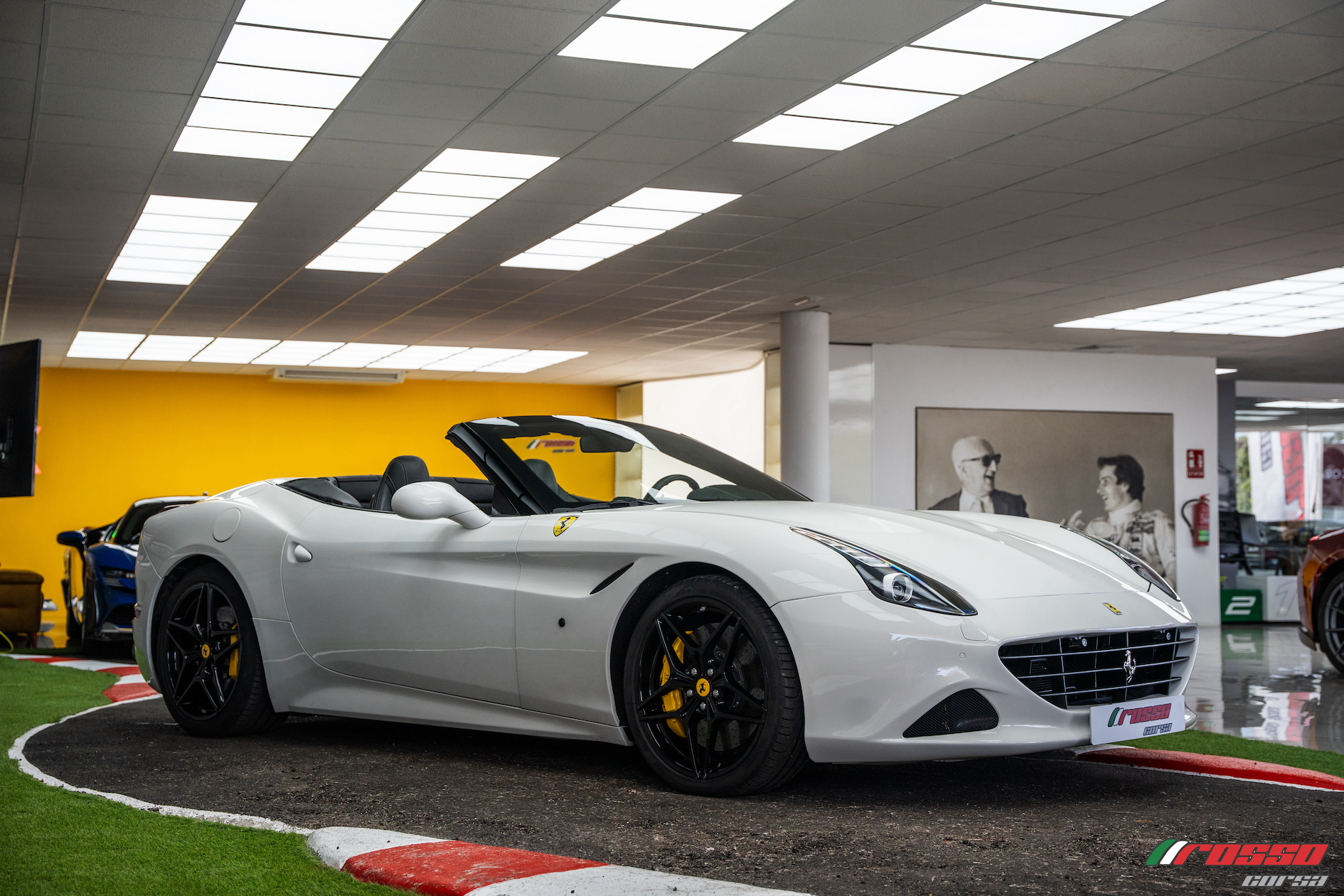 Classic white Ferrari California for sale