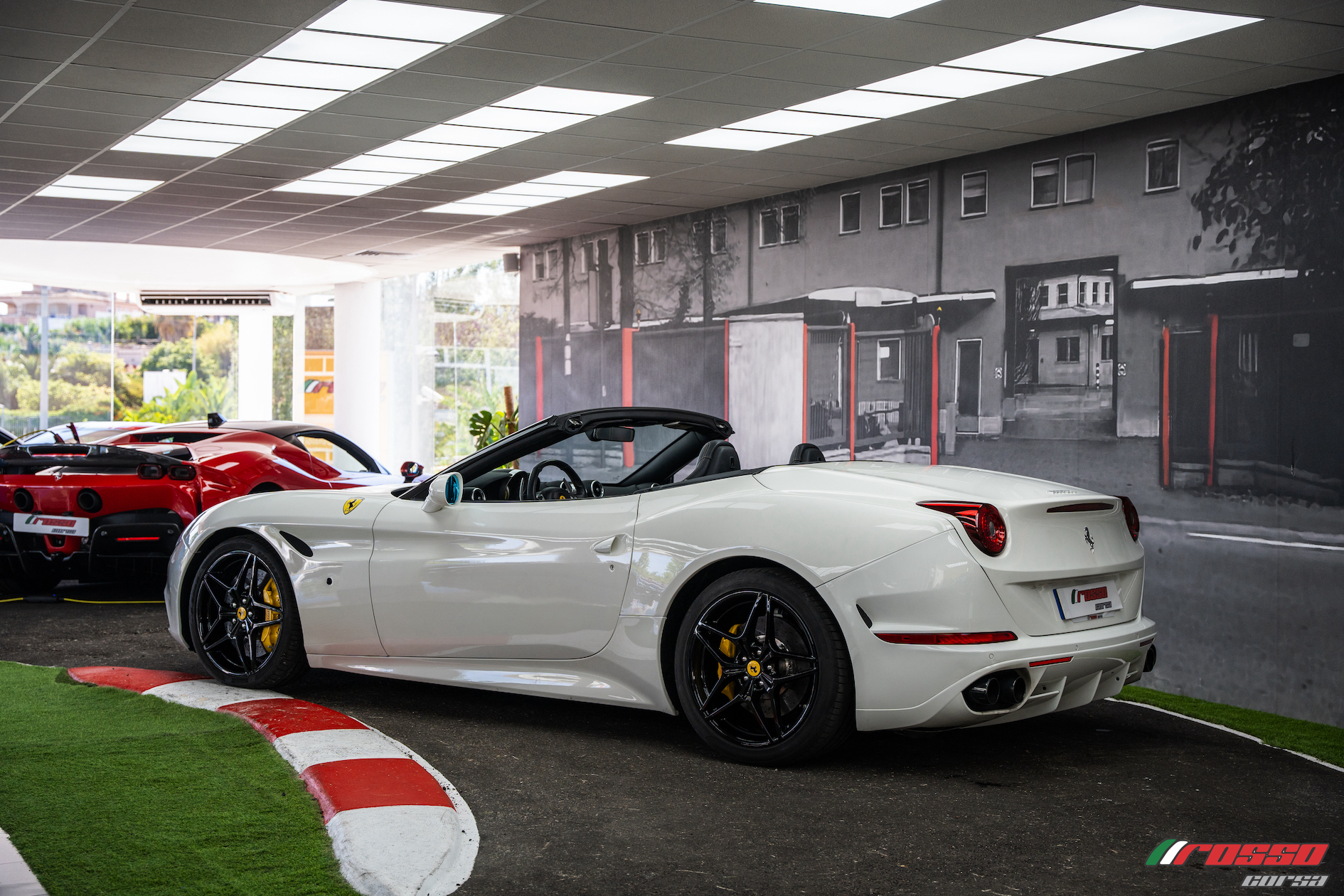 Classic white Ferrari California for sale