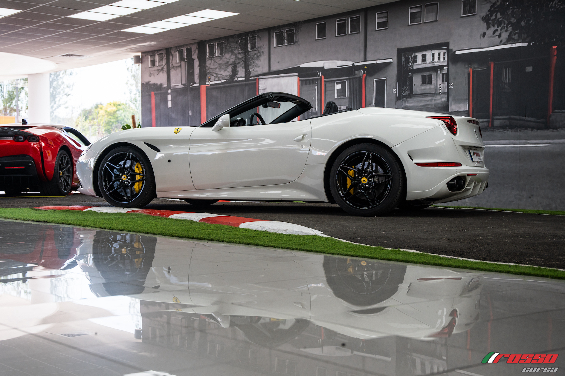 Classic white Ferrari California for sale