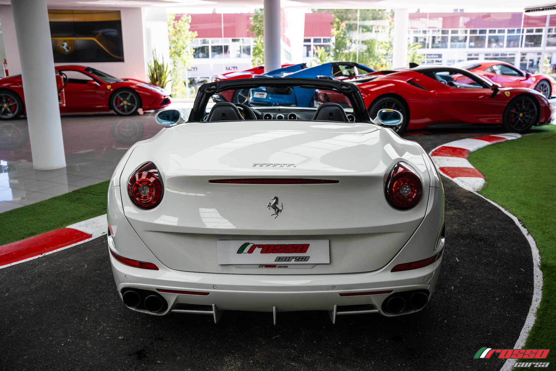 Classic white Ferrari California for sale