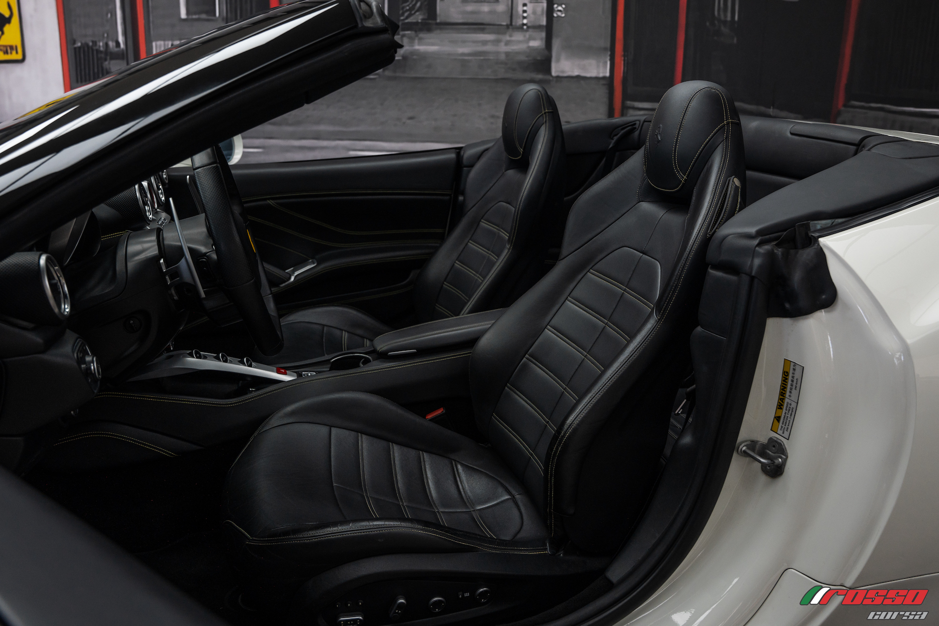 Classic white Ferrari California for sale