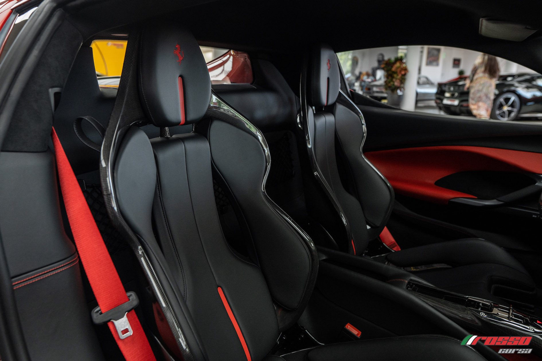 Rosso Imola Ferrari 296 GTB Hybrid now for sale