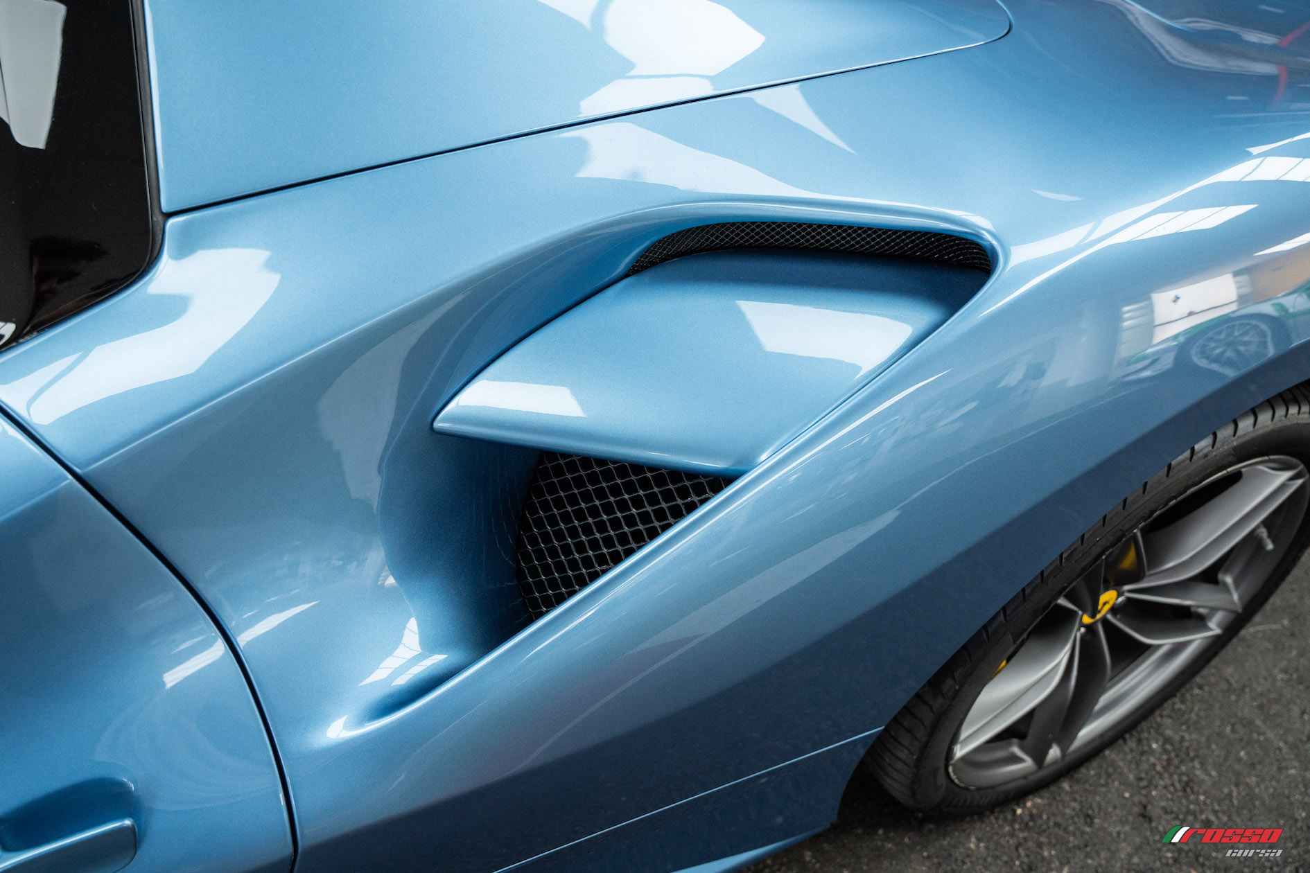 Blue Ferrari 488 Spider | Sold | Rosso Corsa