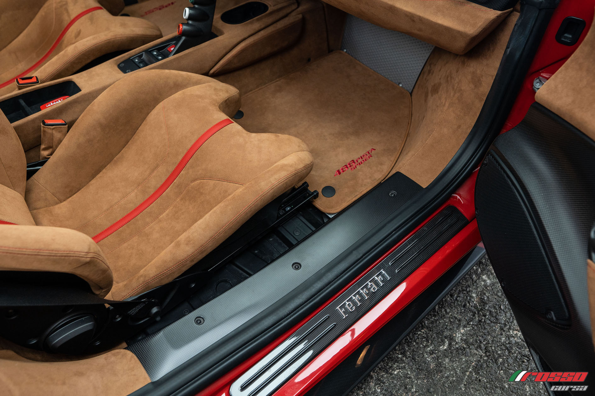 Iconic bicolour Ferrari 488 Pista Spider now for sale