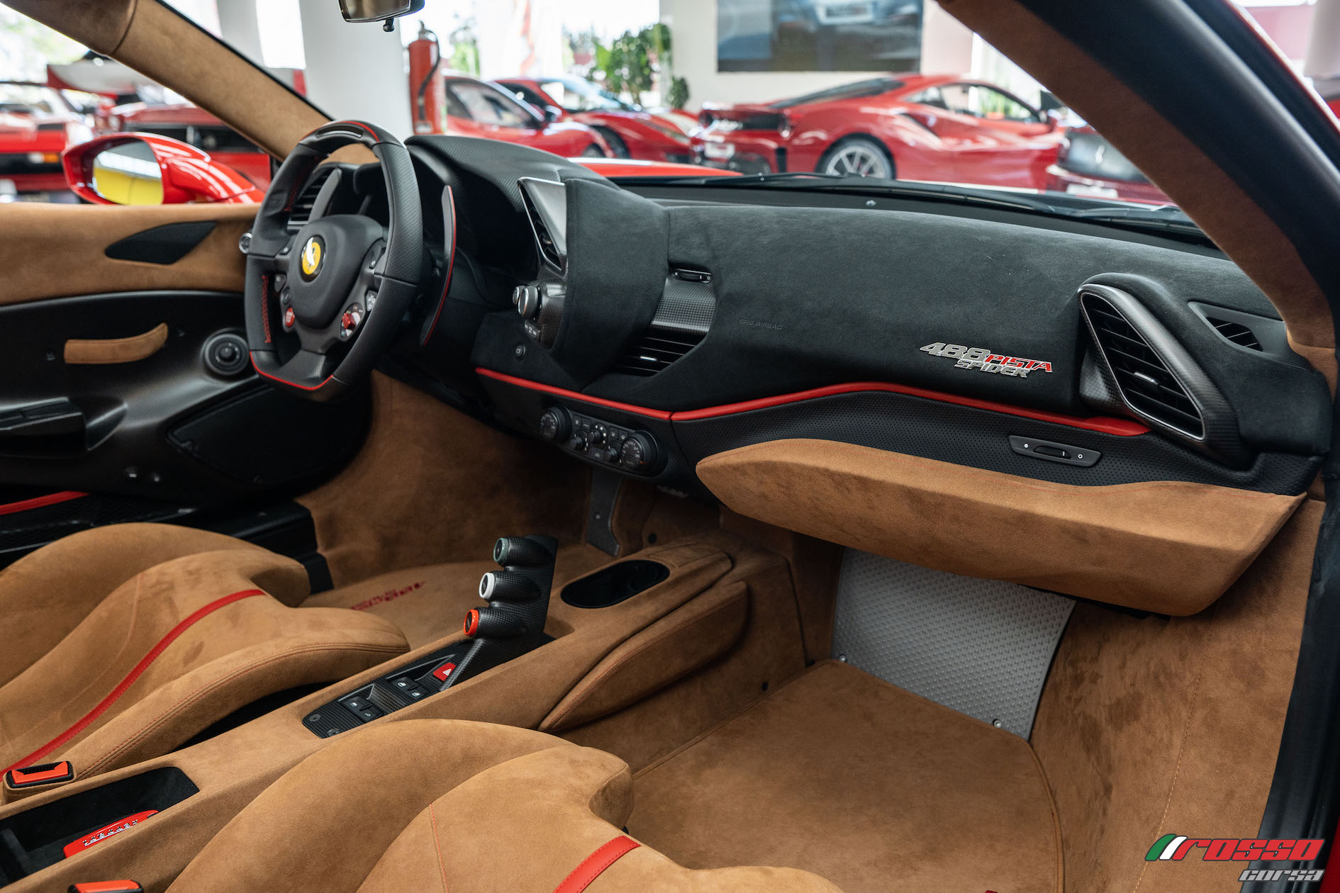 Iconic bicolour Ferrari 488 Pista Spider now for sale