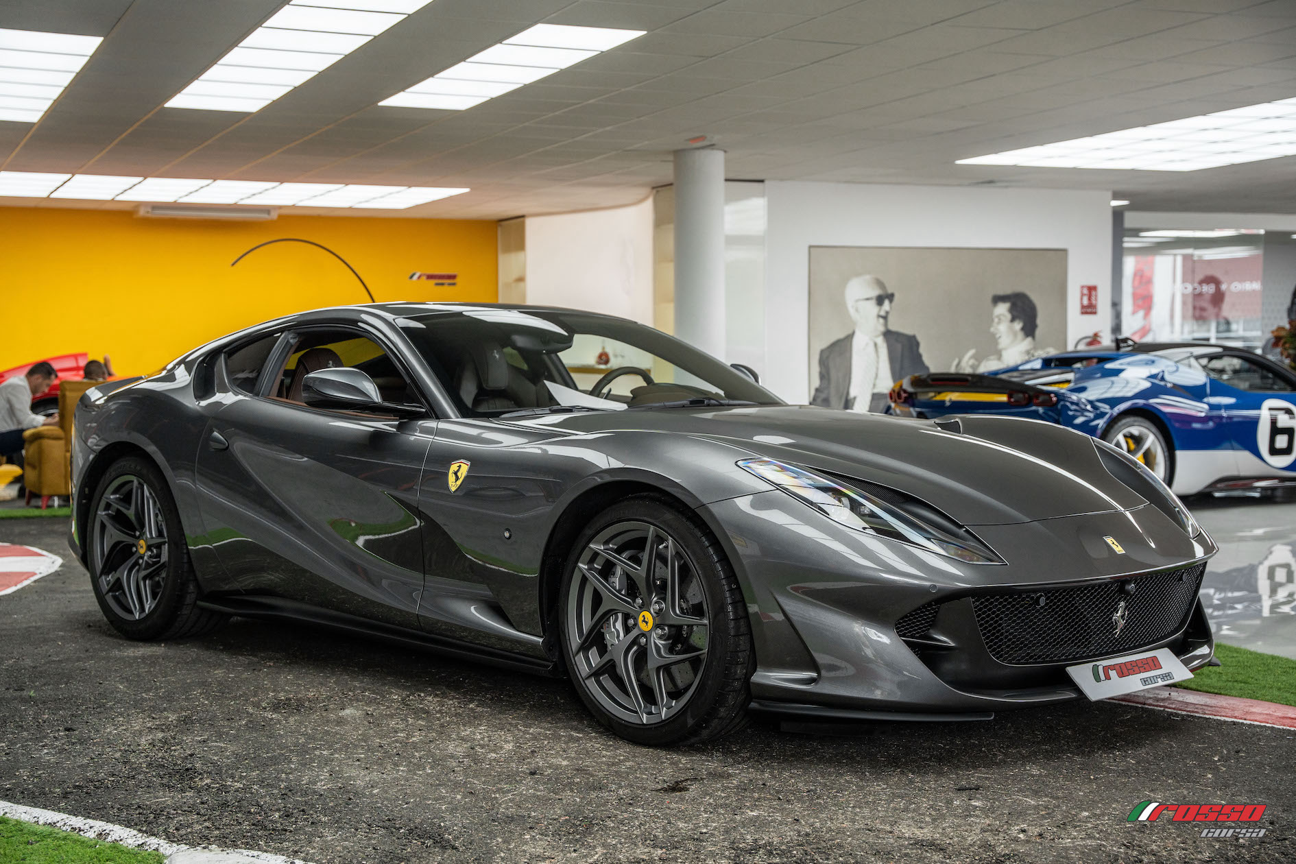 Elegant grey Ferrari 812 Superfast for sale