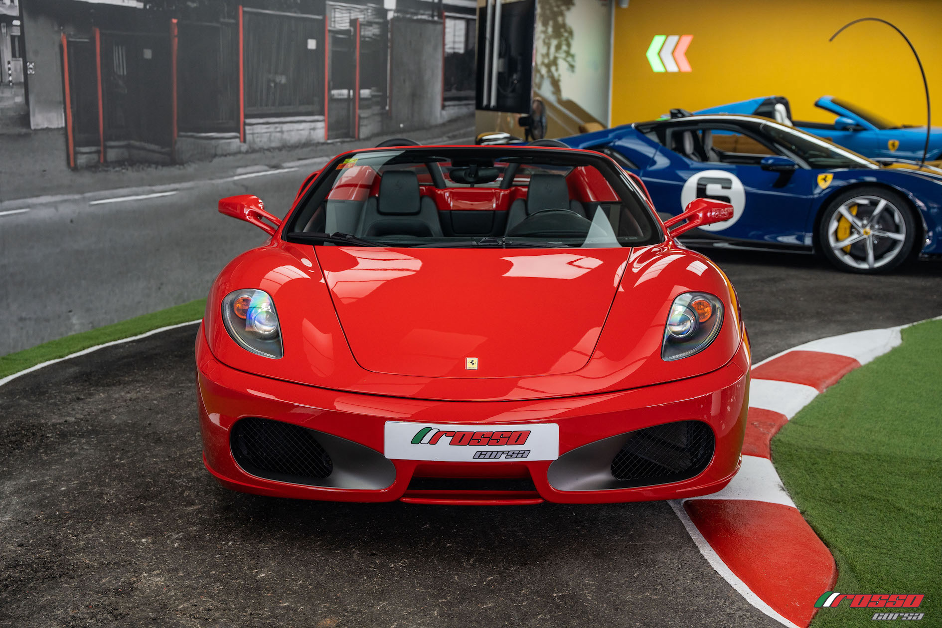 Luxury red Ferrari F430 Spider for sale