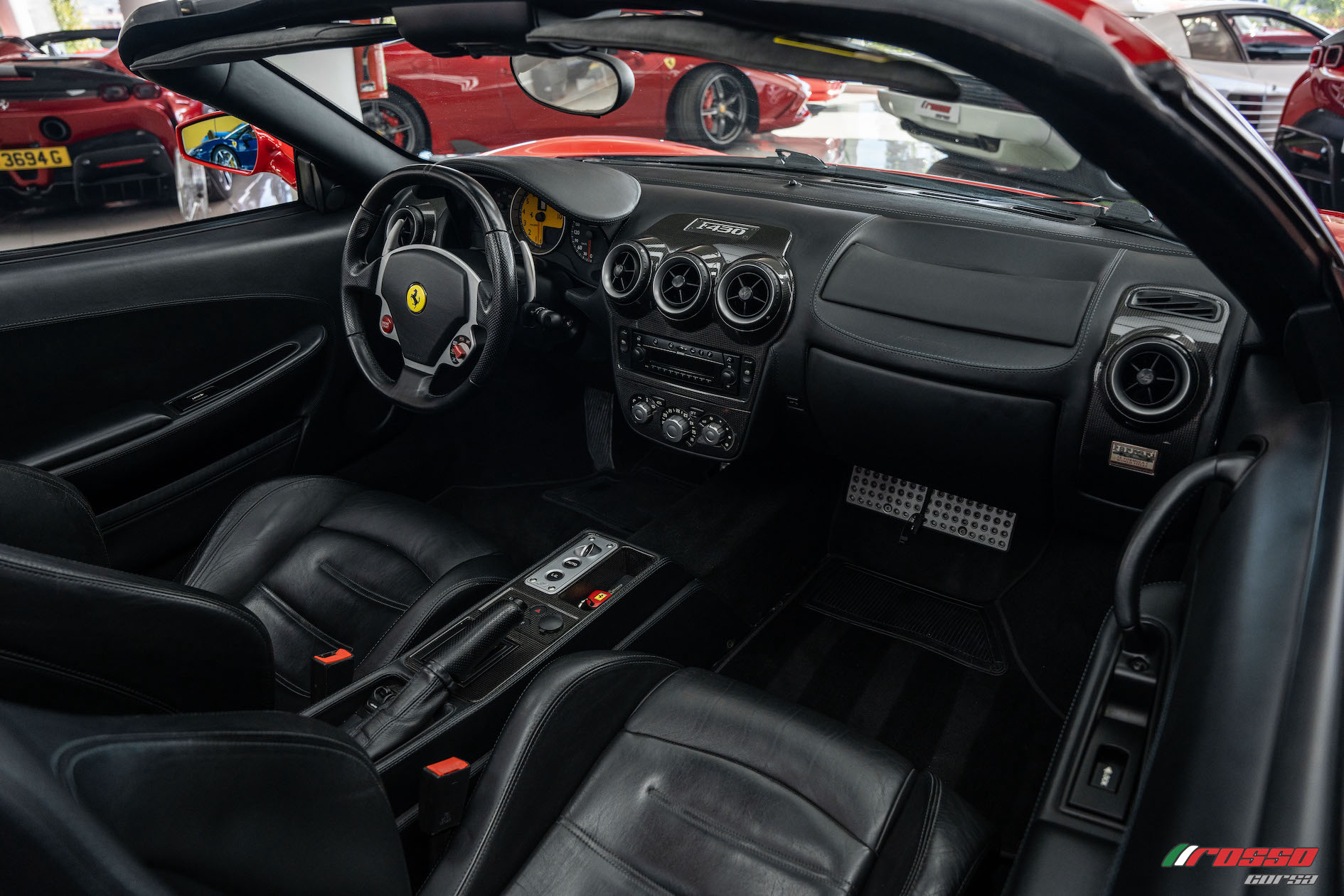 Luxury red Ferrari F430 Spider for sale