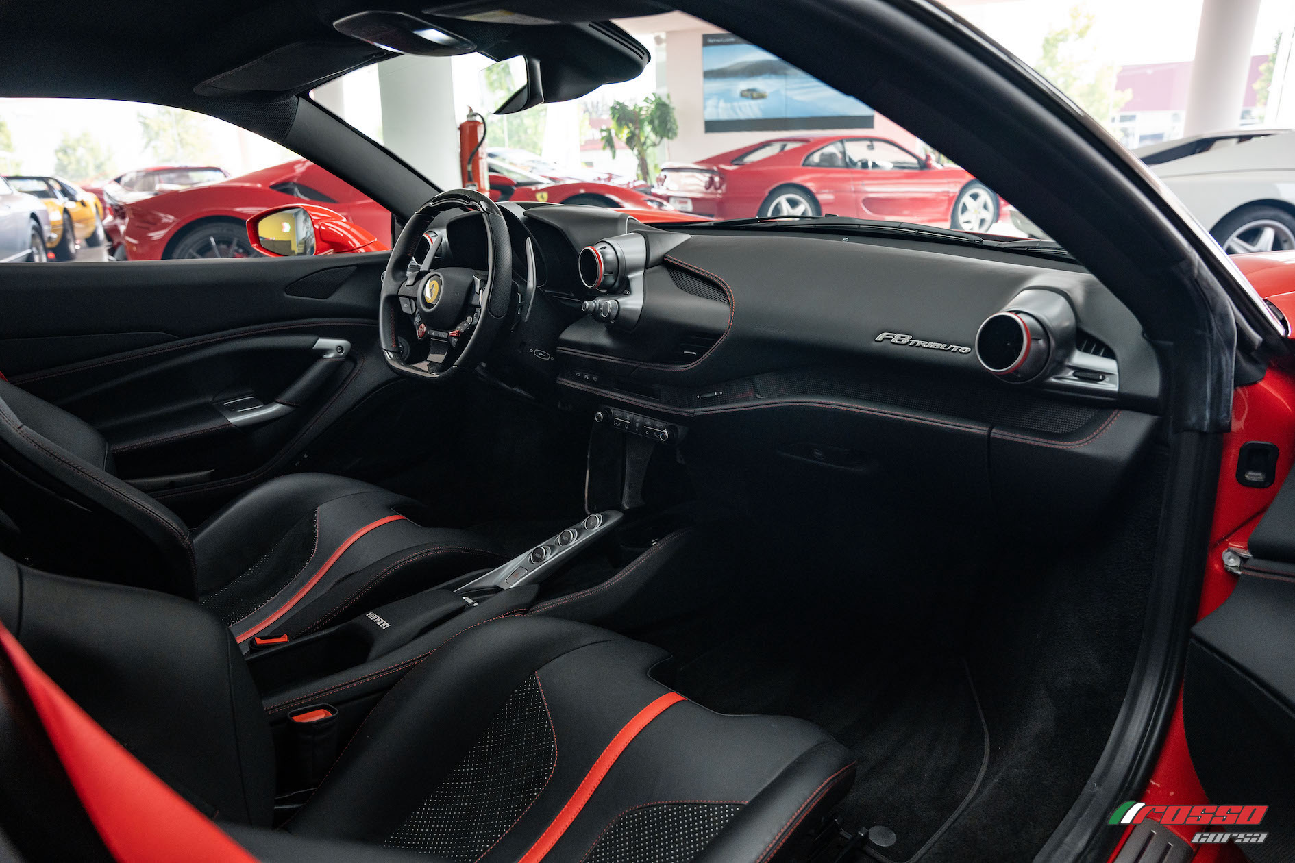 Amazing red Ferrari F8 Tributo for sale