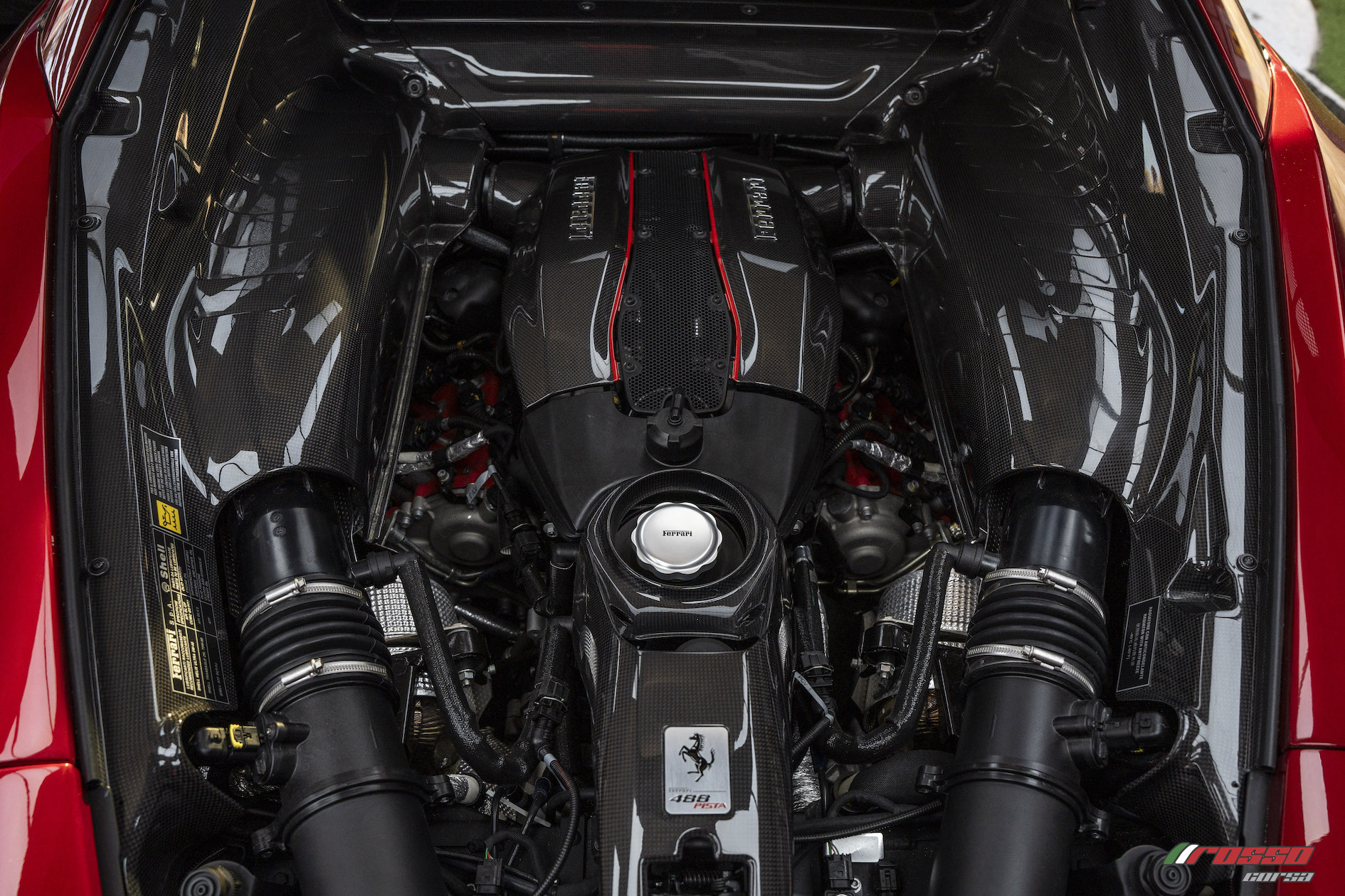 Captivating red Ferrari 488 Pista now for sale