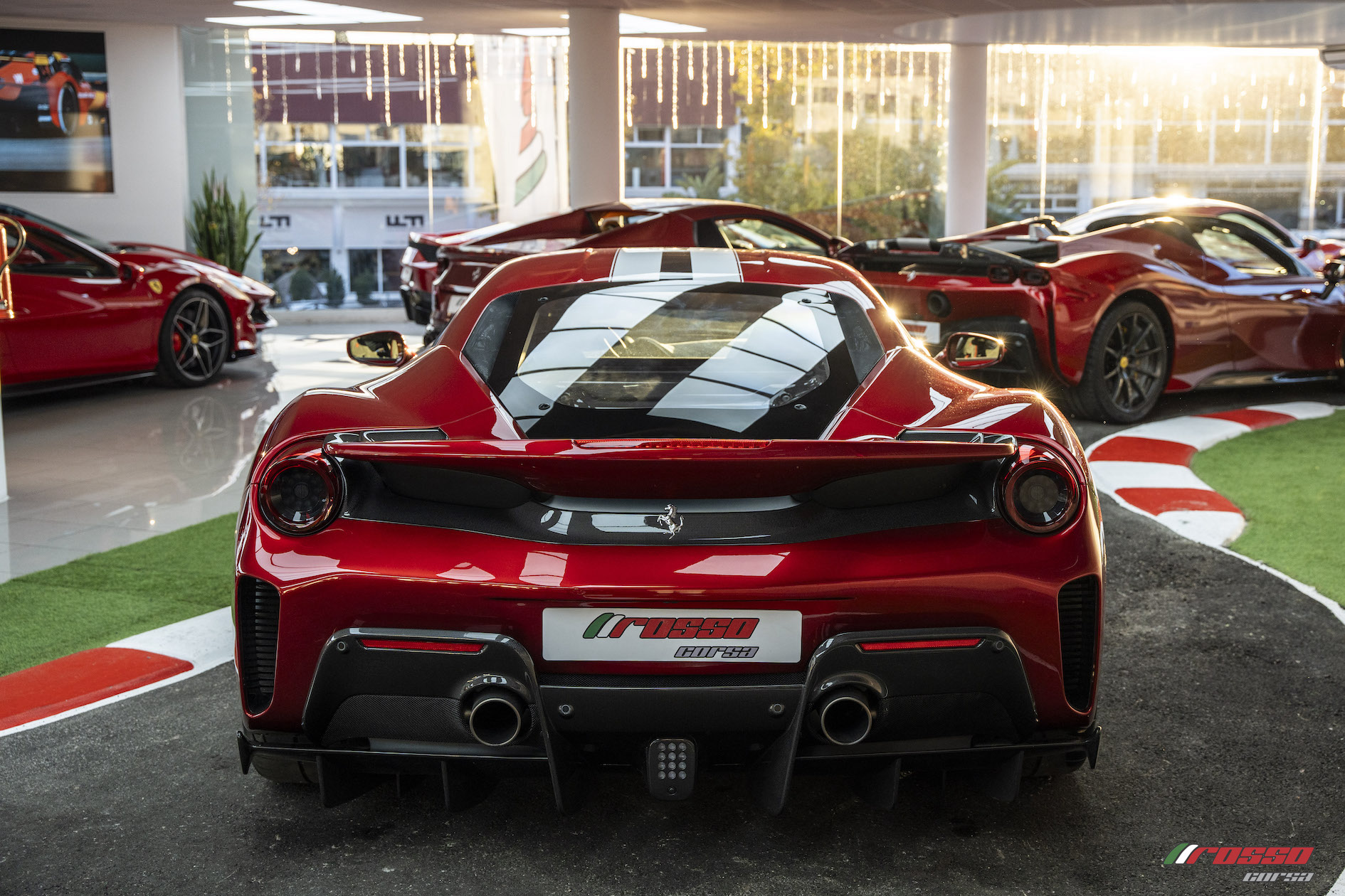Captivating red Ferrari 488 Pista now for sale