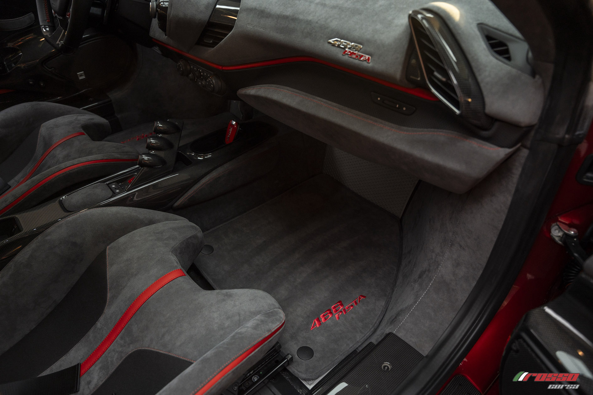 Captivating red Ferrari 488 Pista now for sale